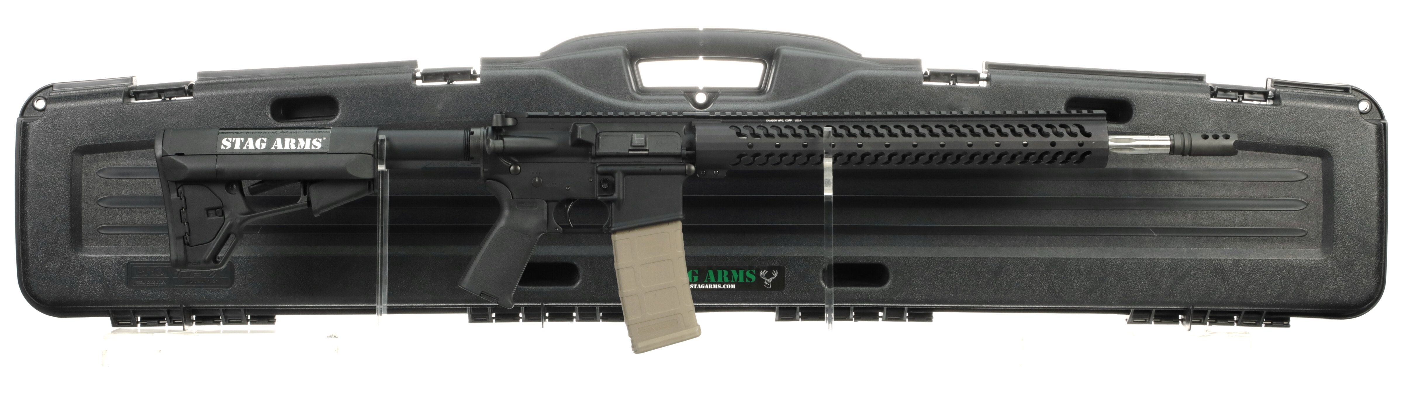 Stag Arms Model 3G Semi-Automatic Rifle with Case | Rock Island Auction