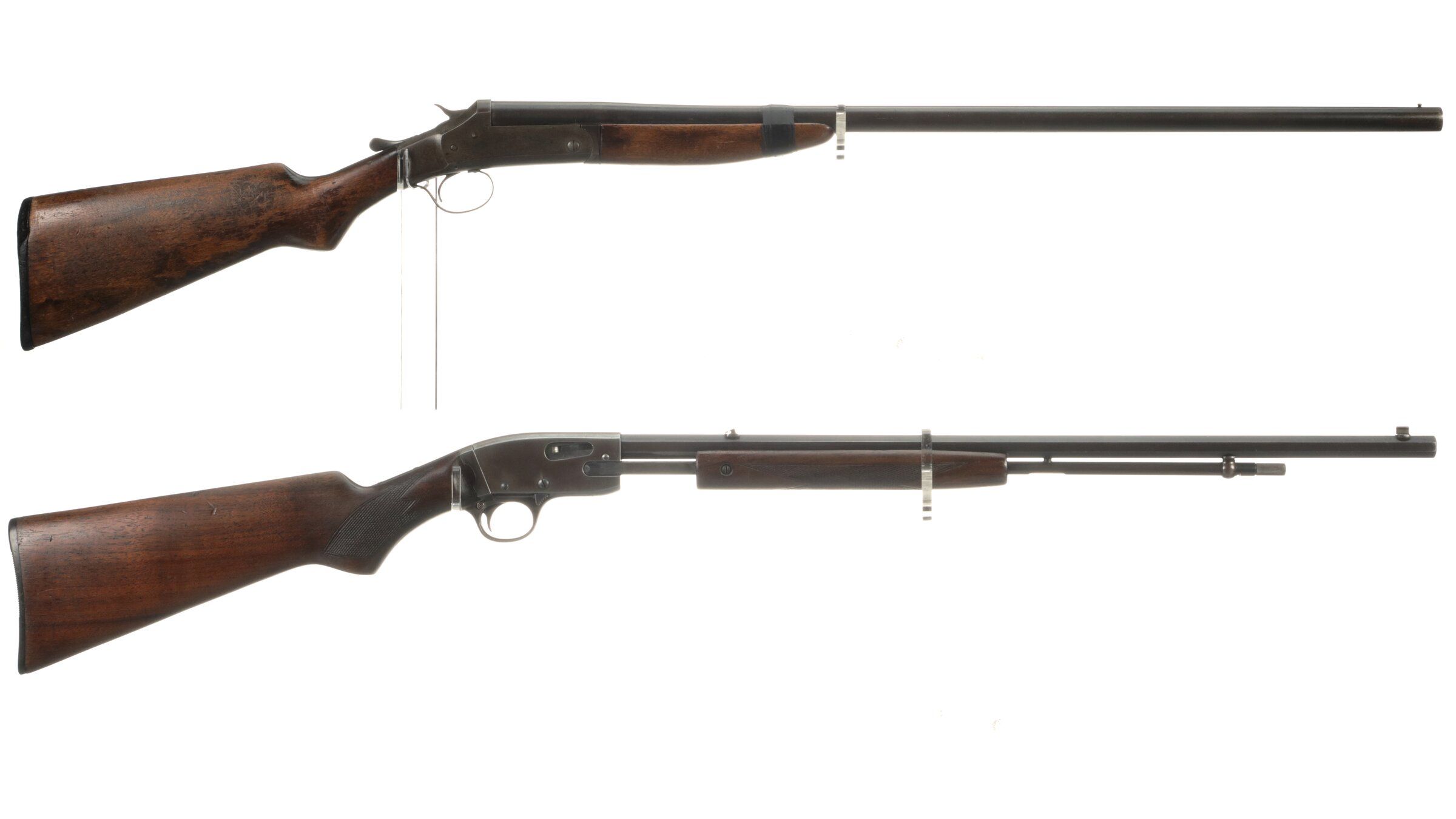Two Long Guns -A) Hercules Single Shot Shotgun | Rock Island Auction