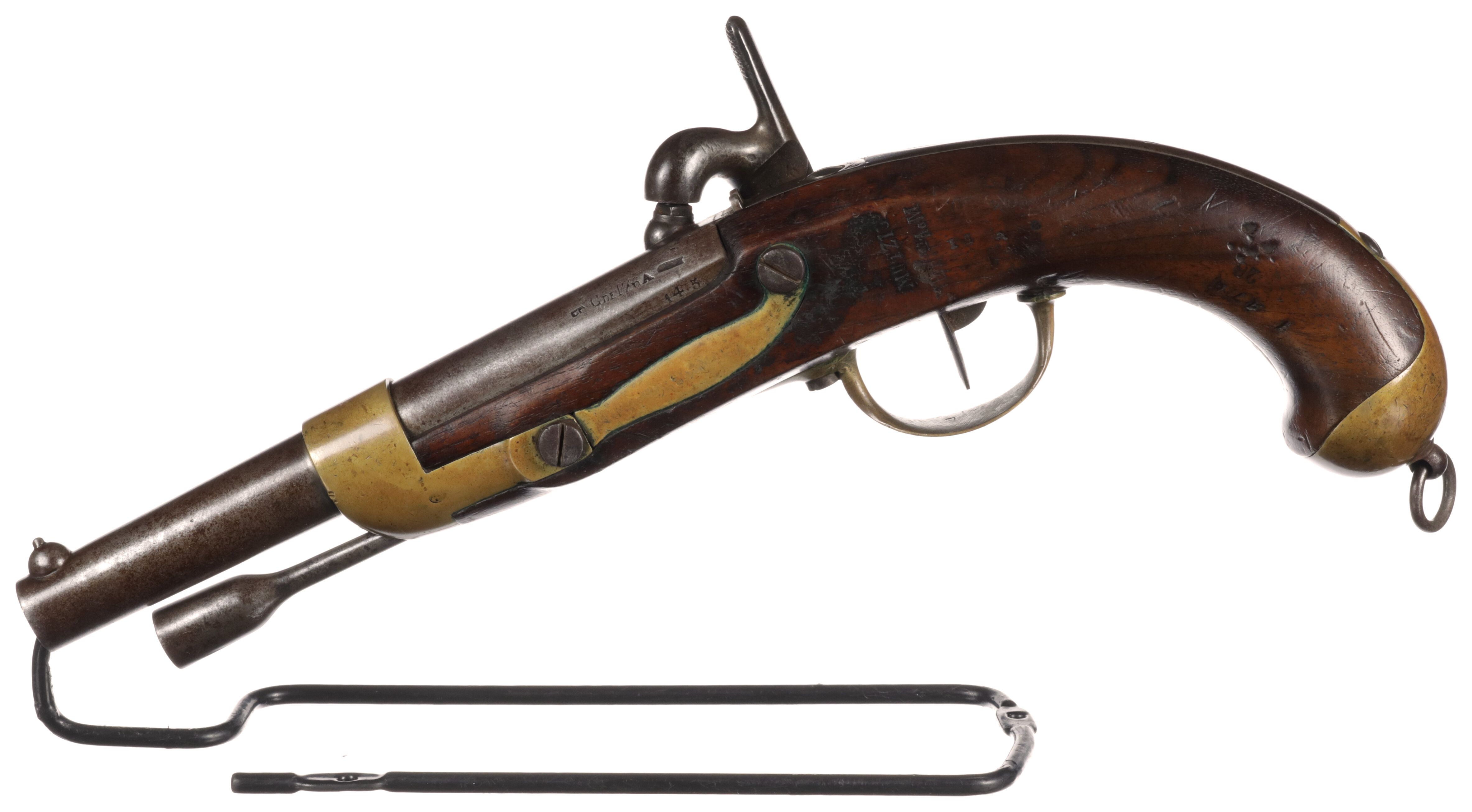 French Charleville Model 1822 Percussion Pistol | Rock Island Auction