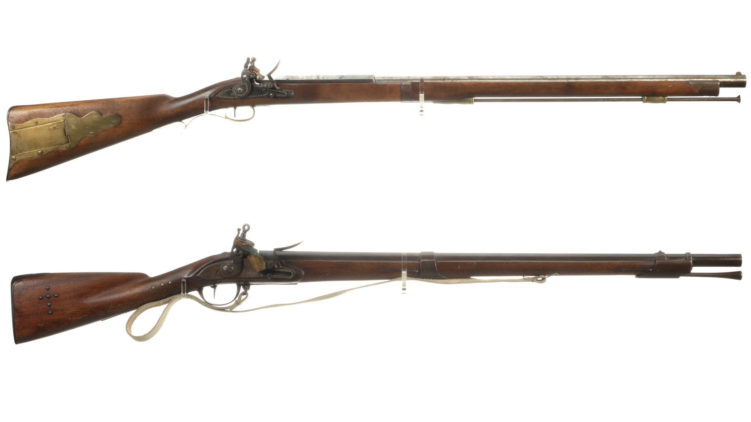 Two Contemporary Flintlock Rifles | Rock Island Auction