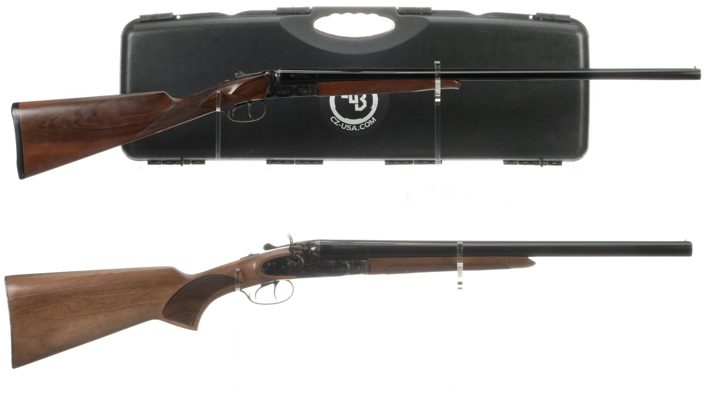 Two CZ/Huglu Double Barrel Shotguns | Rock Island Auction