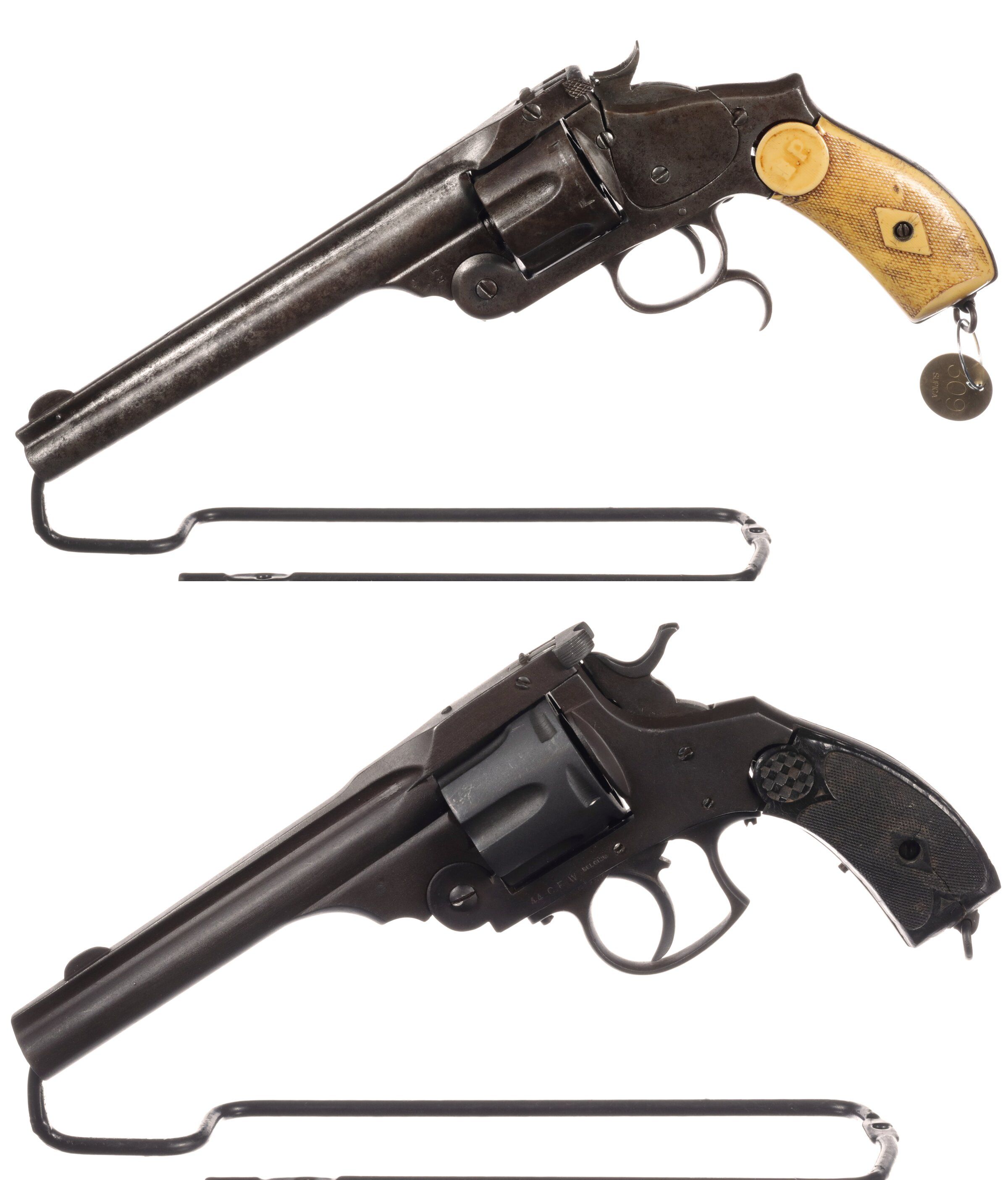 Two Belgian Top Break Revolvers | Rock Island Auction