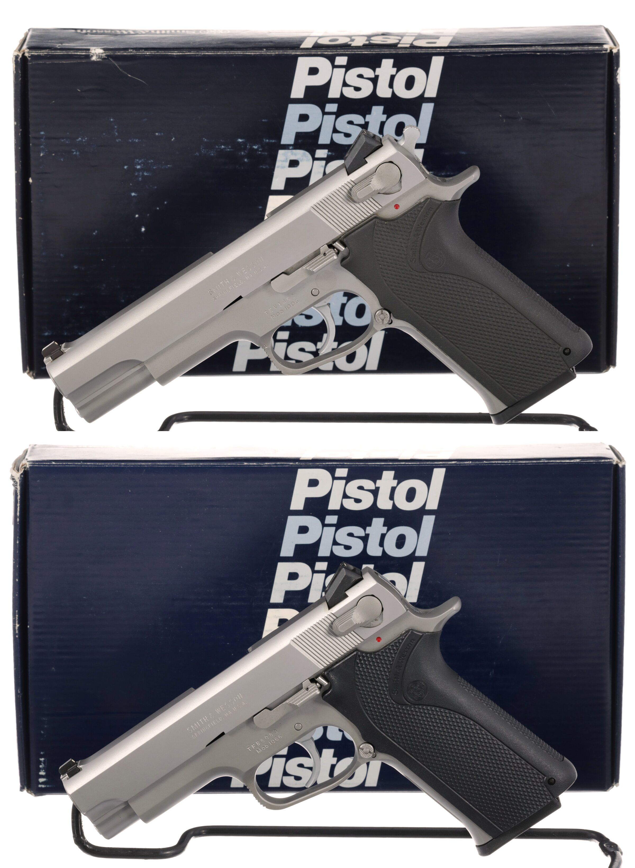 Two Smith & Wesson Semi-Automatic Pistols with Boxes | Rock Island Auction
