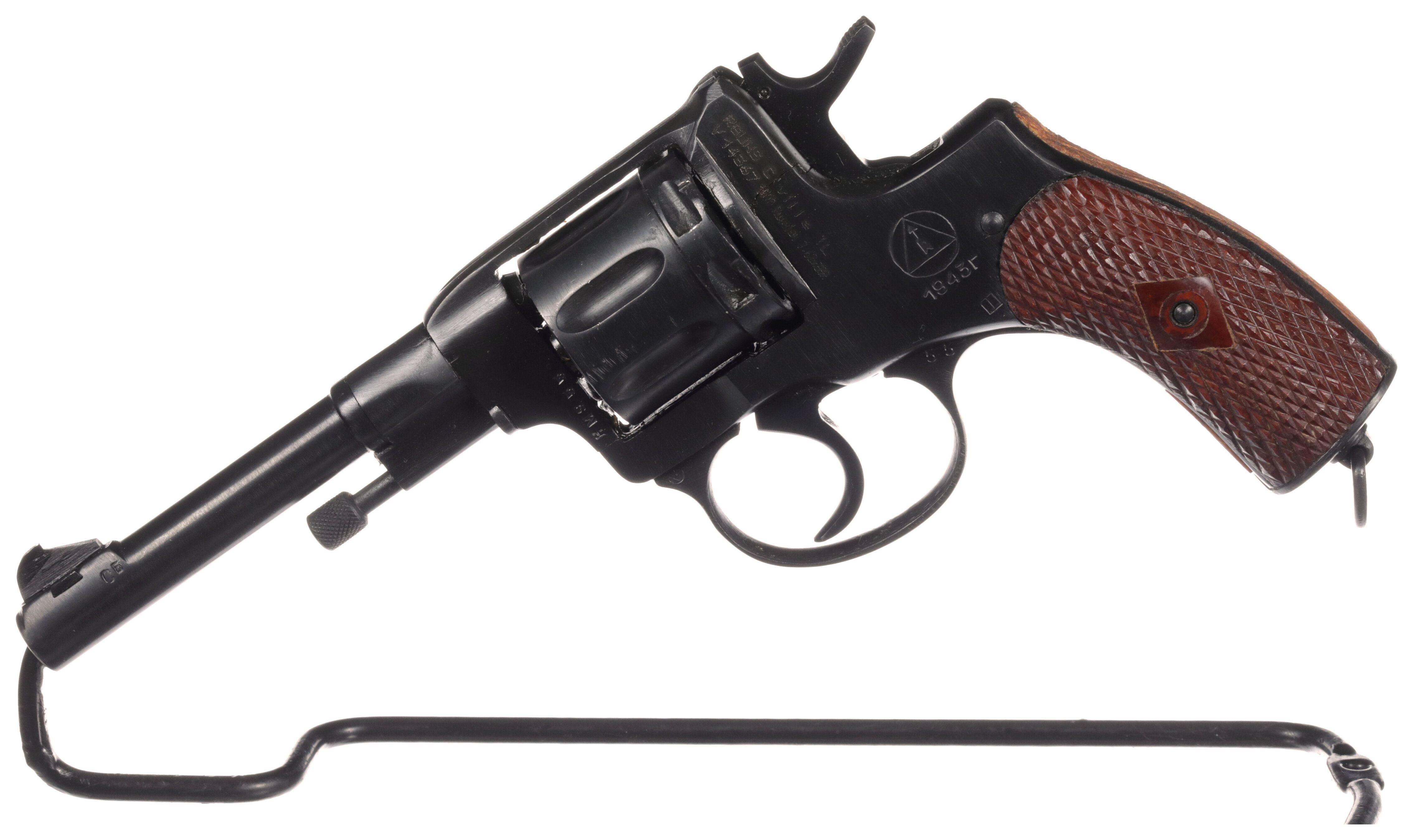 Soviet Izhevsk Model 1895 Nagant Double Action Revolver | Rock Island ...