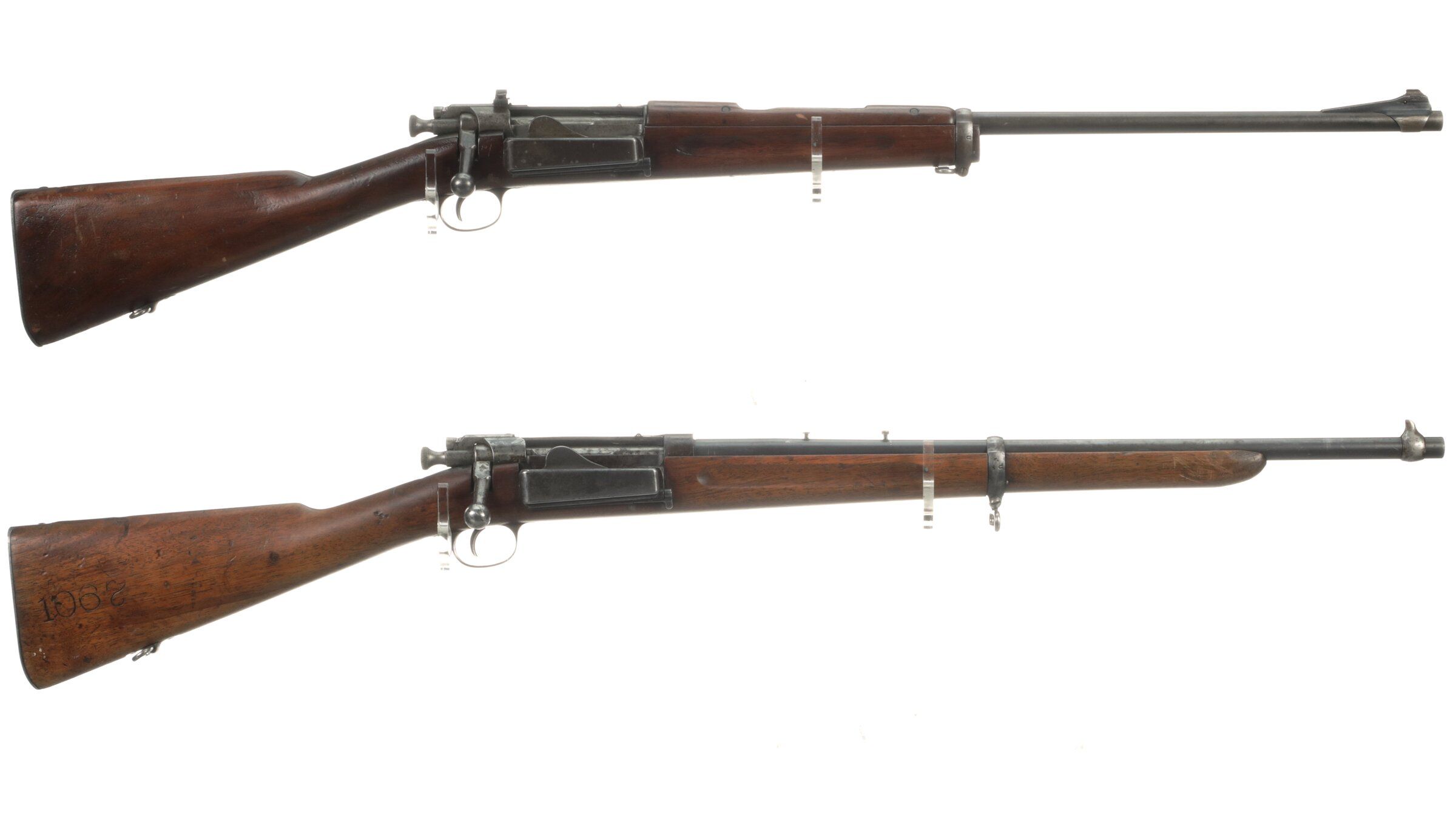 Two U.S. Springfield Armory Model 1898 Bolt Action Rifles | Rock Island ...
