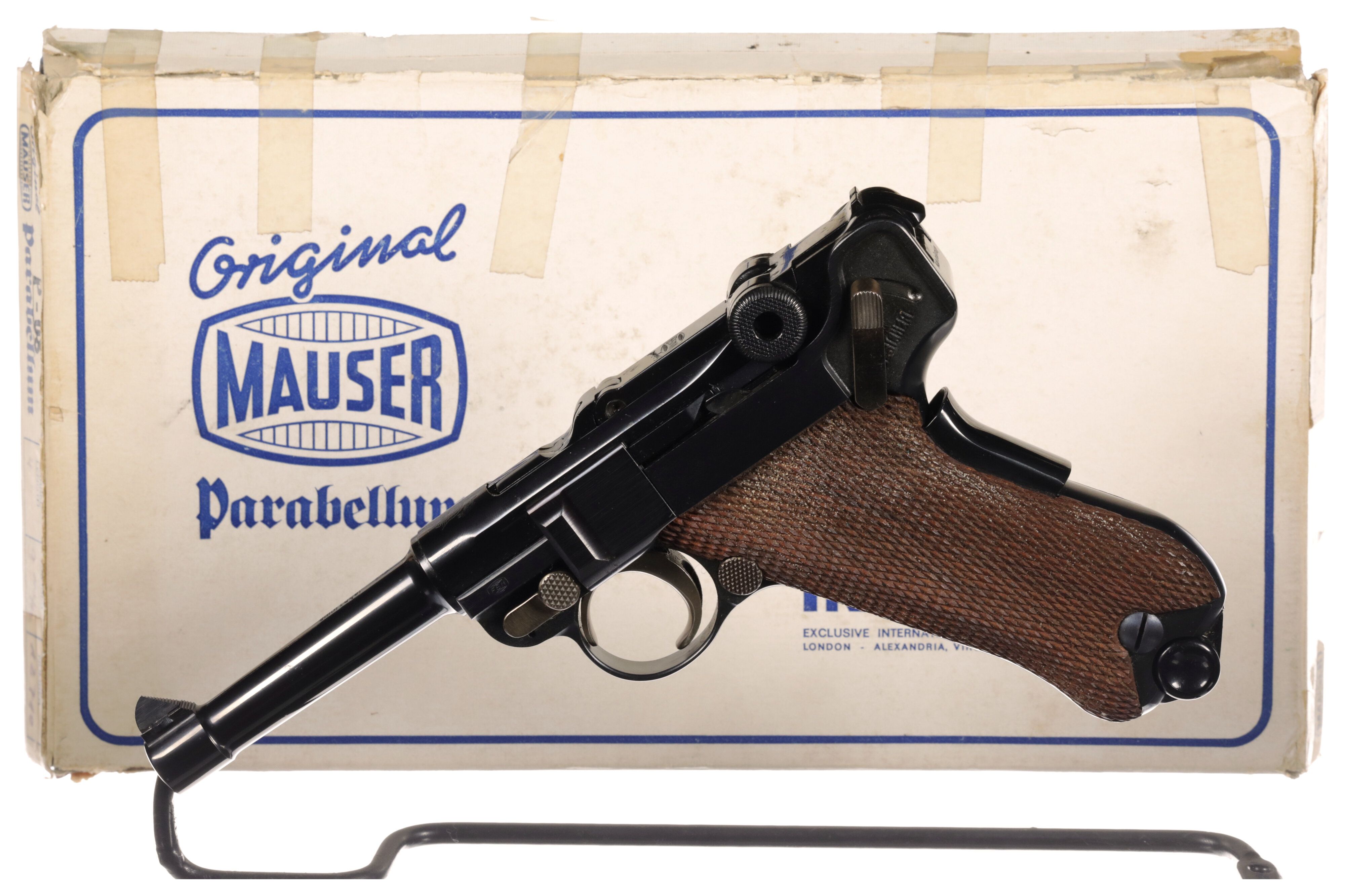 Mauser/Interarms Parabellum P-08 Semi-Automatic Pistol with Box | Rock ...