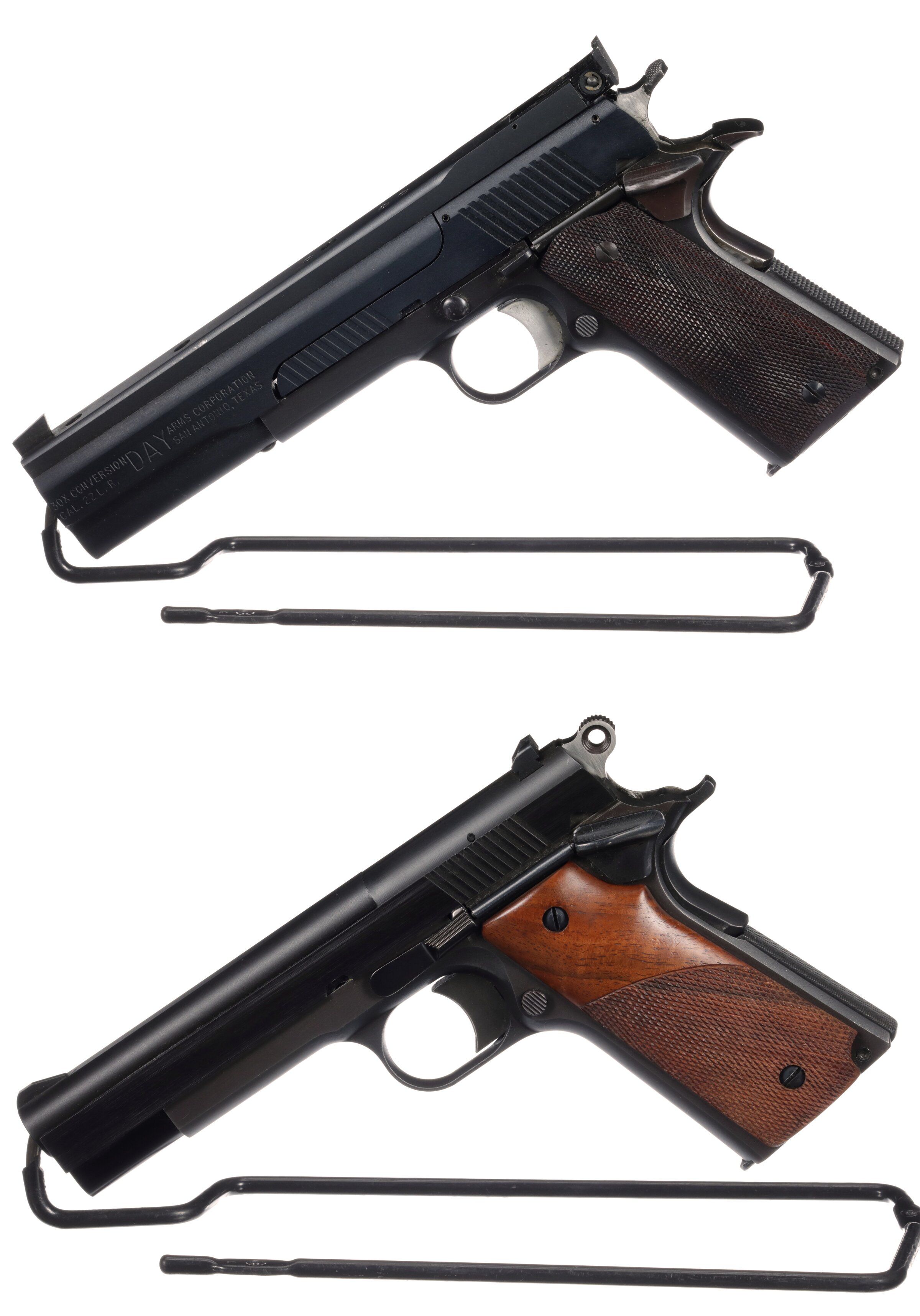 Two Essex Arms 1911 Frames with .22LR Conversion Slides | Rock Island ...