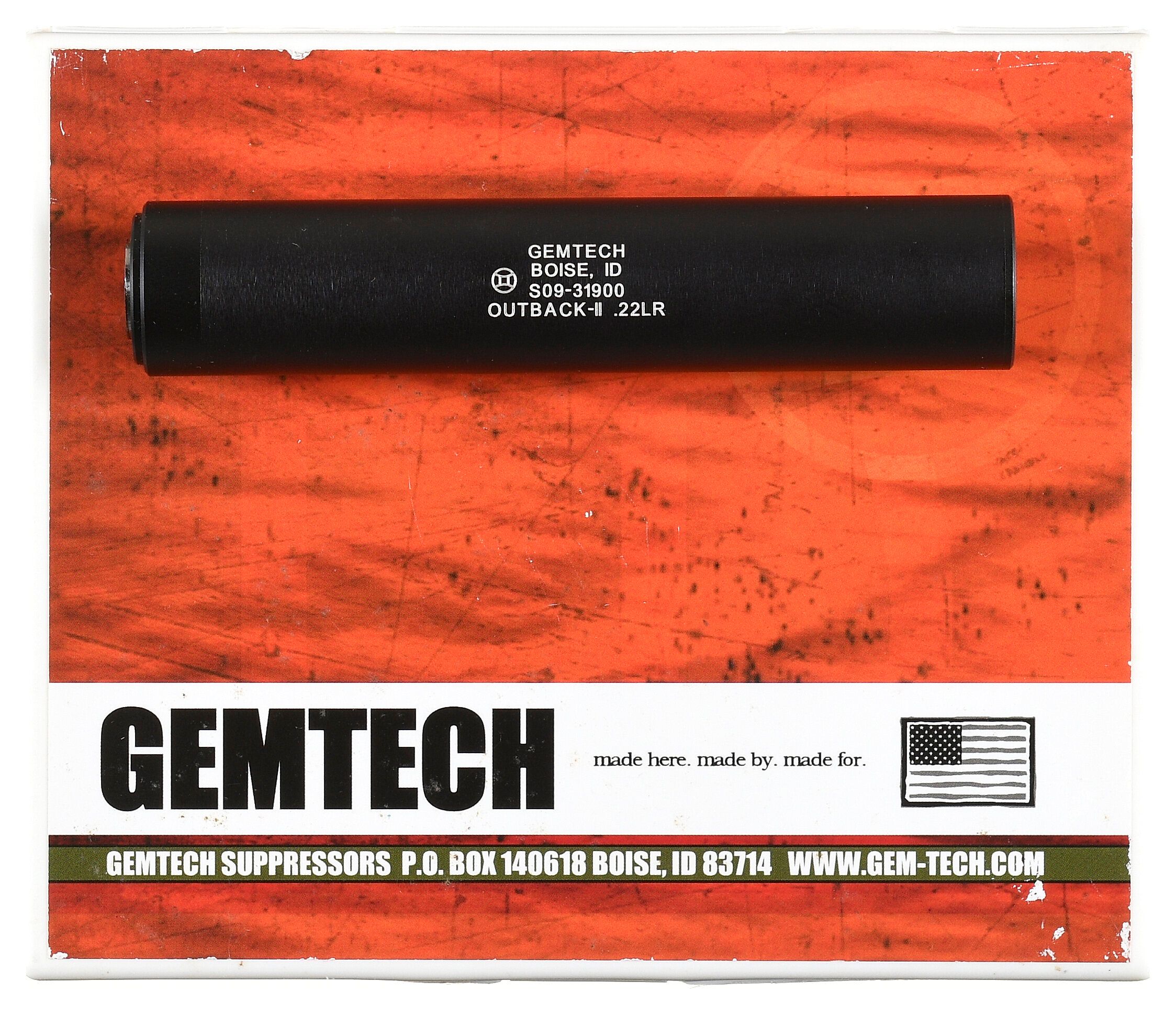 GemTech Outback-II .22 Class III/NFA Silencer | Rock Island Auction