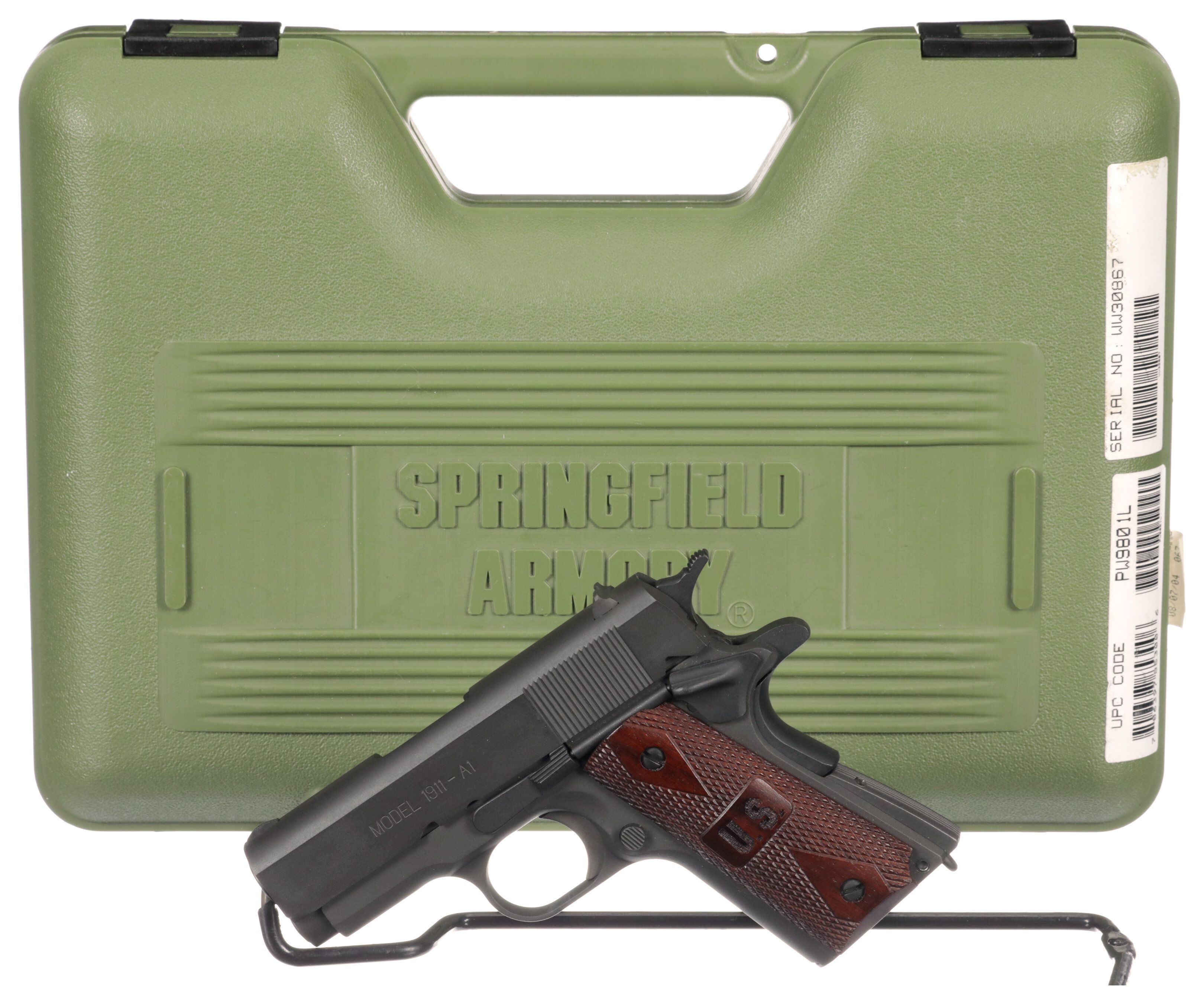 Springfield Armory Model 1911-A1 Semi-Automatic Pistol with Case | Rock ...