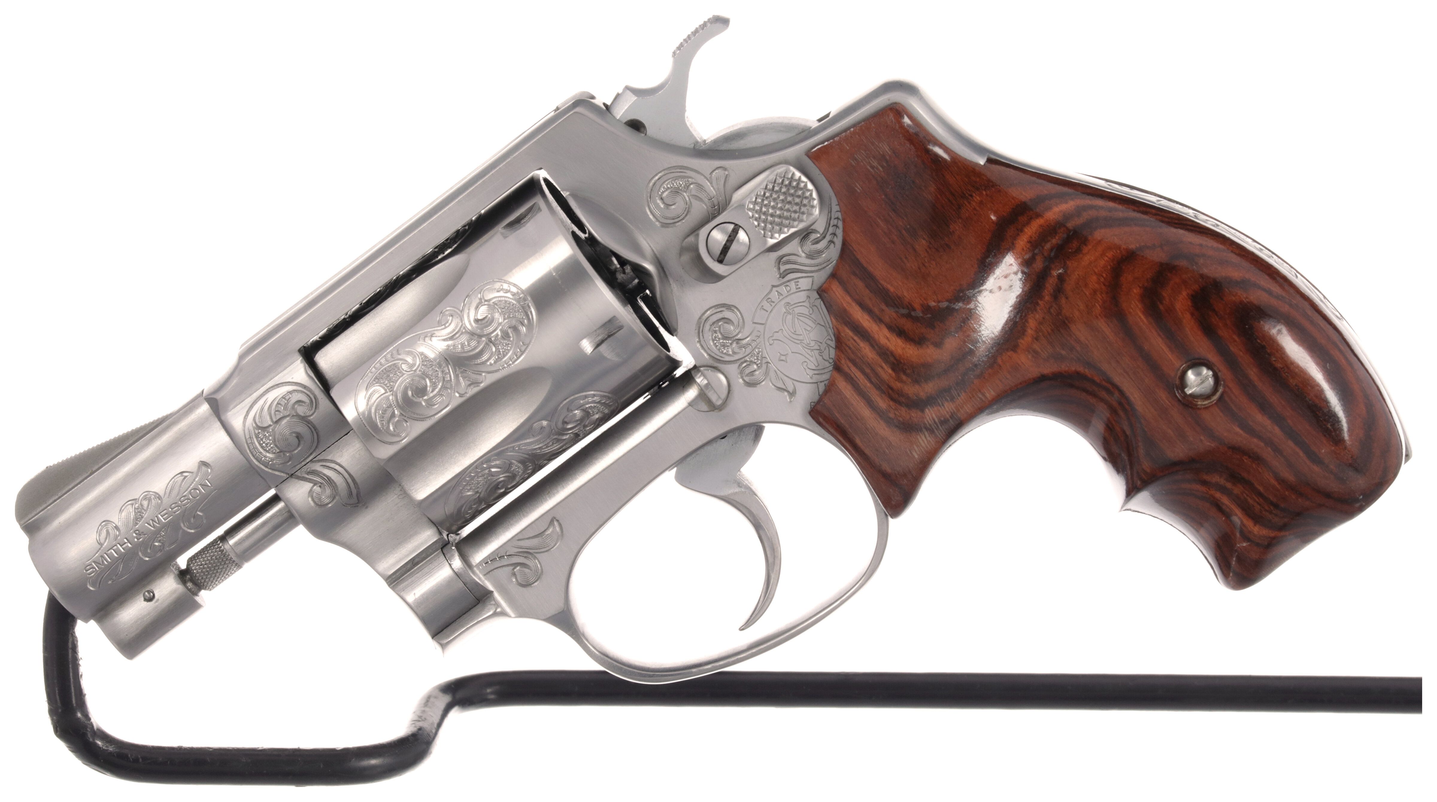 Engraved Smith & Wesson Model 60 Double Action Revolver | Rock Island ...