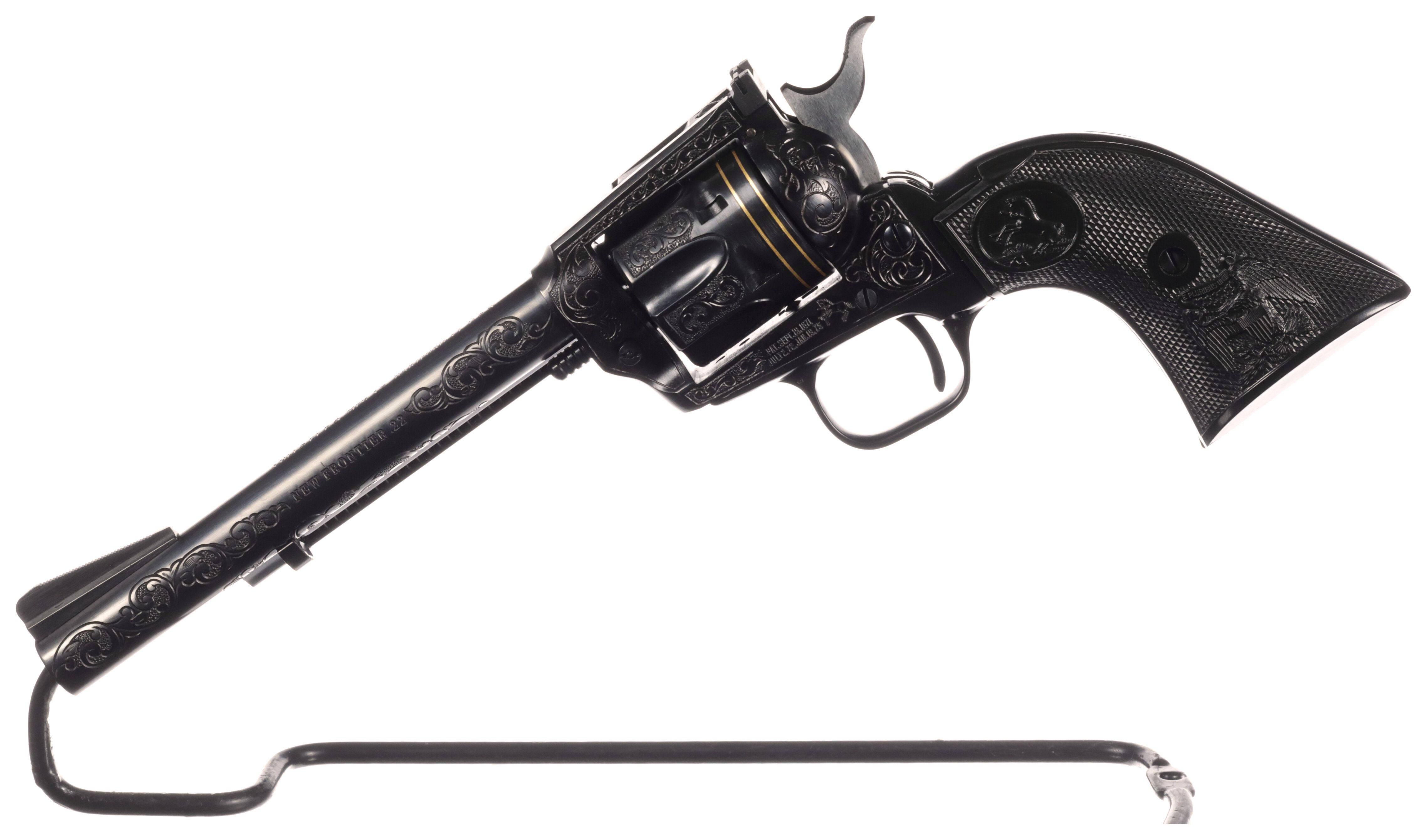 Custom Engraved Colt New Frontier Single Action Revolver | Rock Island ...