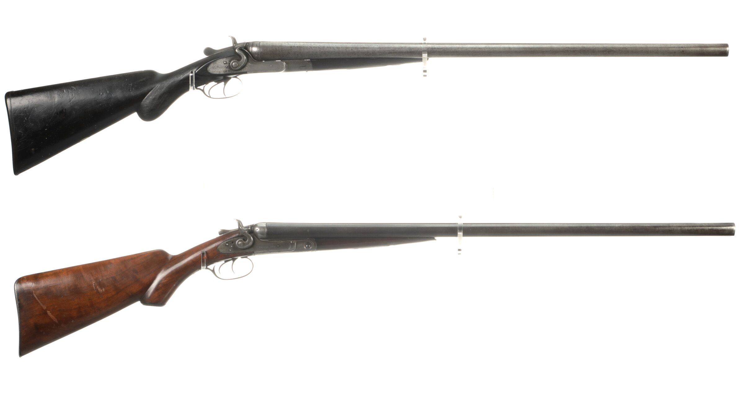 Two Antique Double Barrel Shotguns | Rock Island Auction