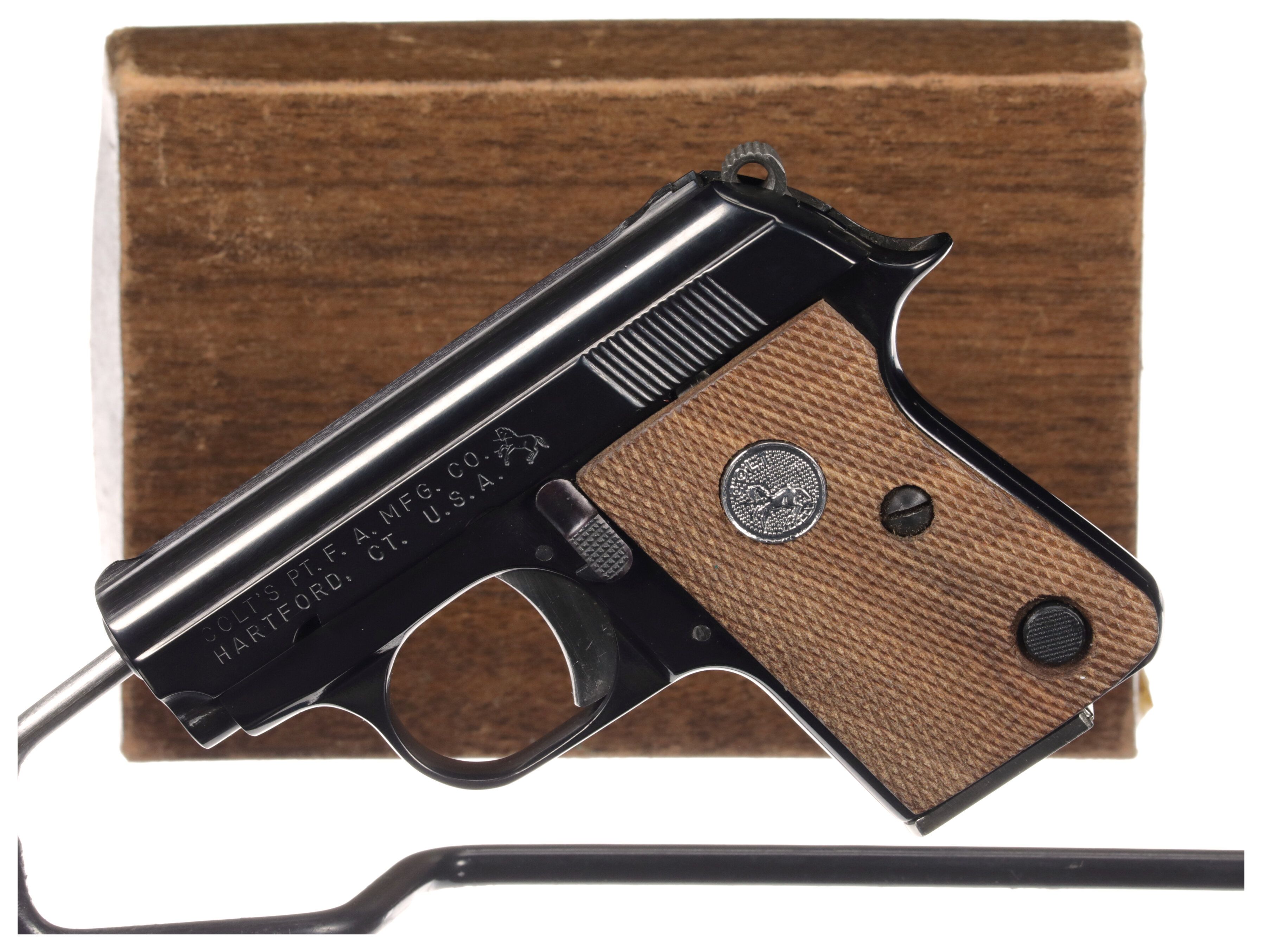 Colt .25 Auto Semi-Automatic Pistol with Box | Rock Island Auction