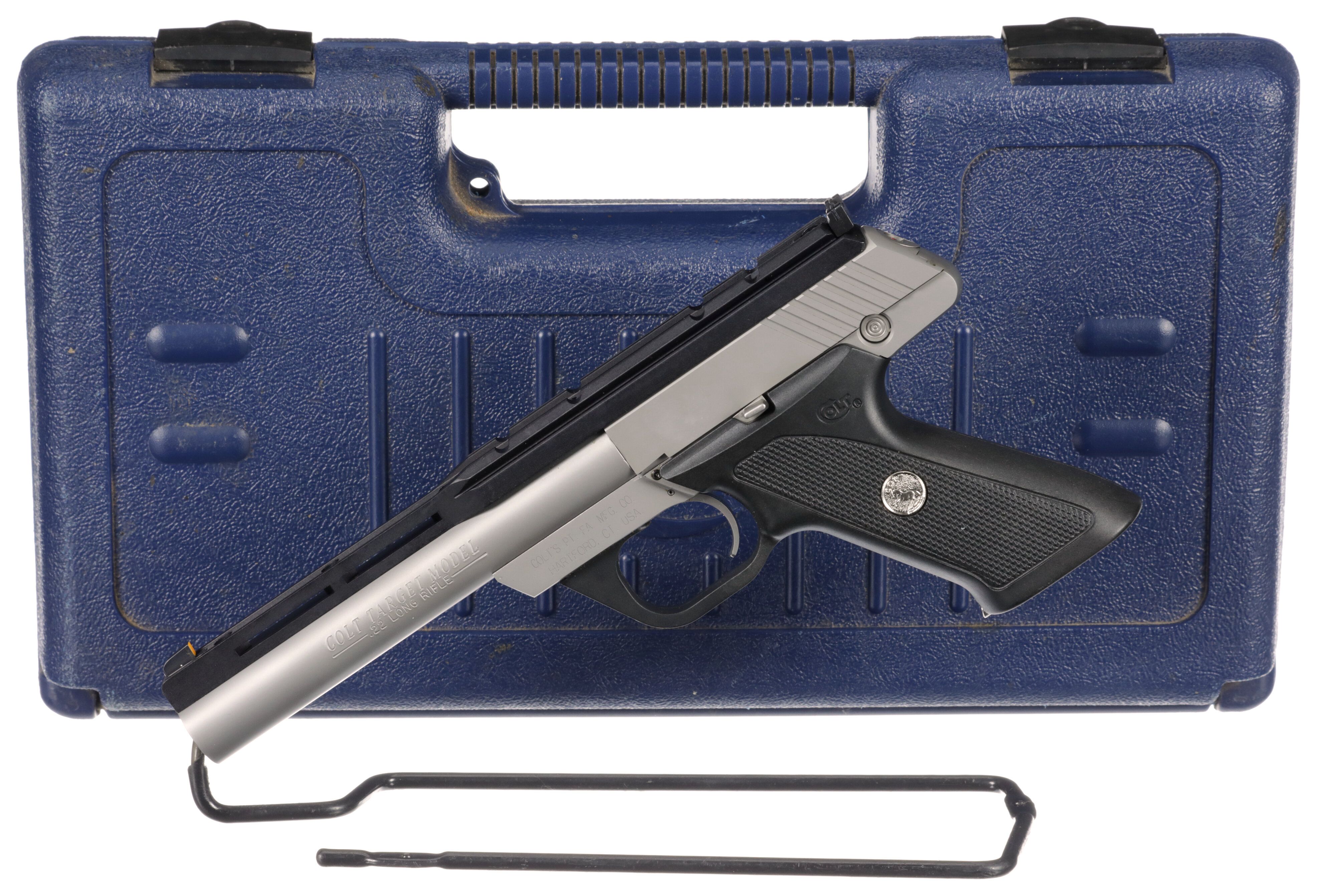 Colt Target Model Semi-Automatic Pistol with Case | Rock Island Auction