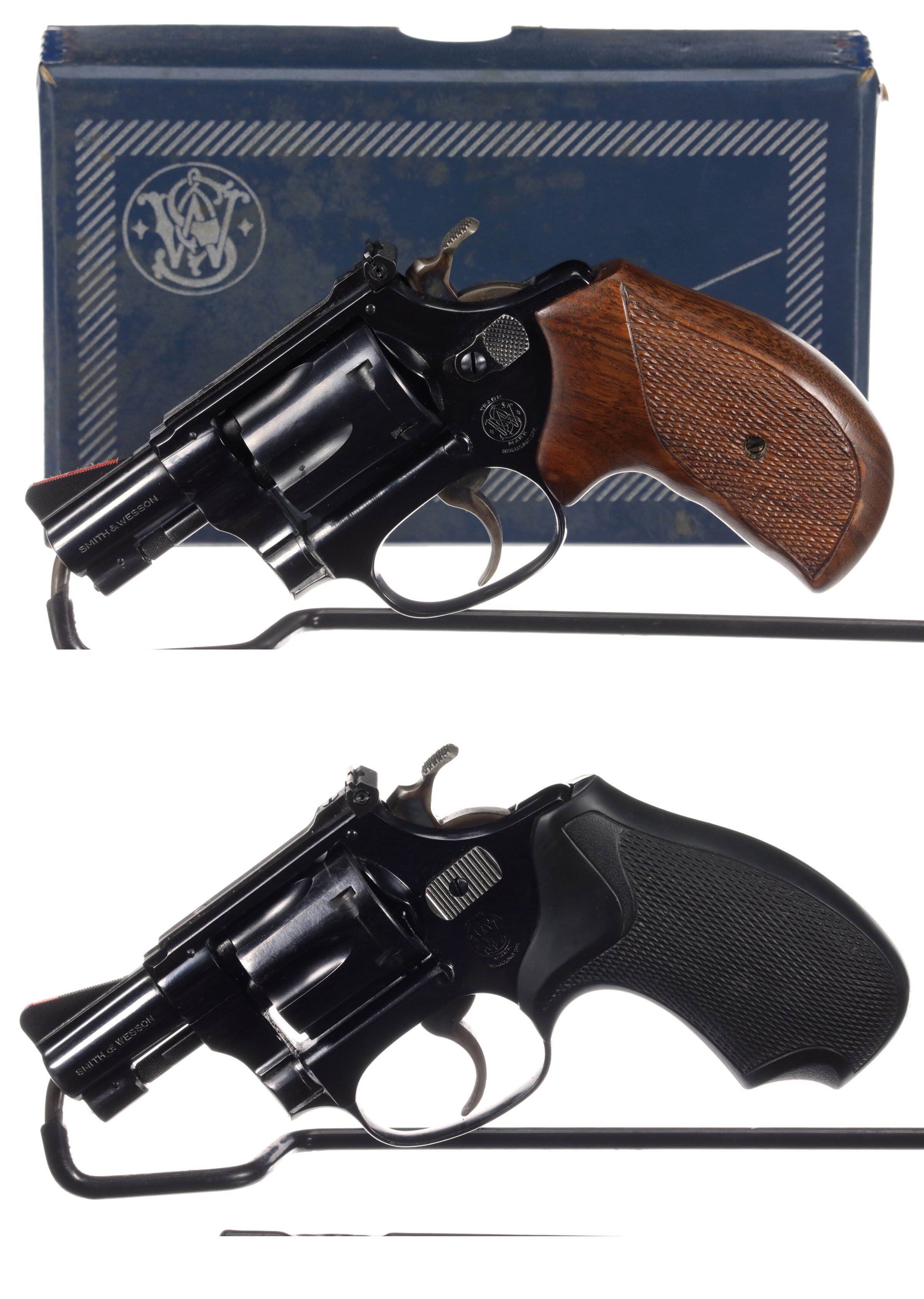 Two Smith & Wesson Model 34 Double Action Revolvers | Rock Island Auction