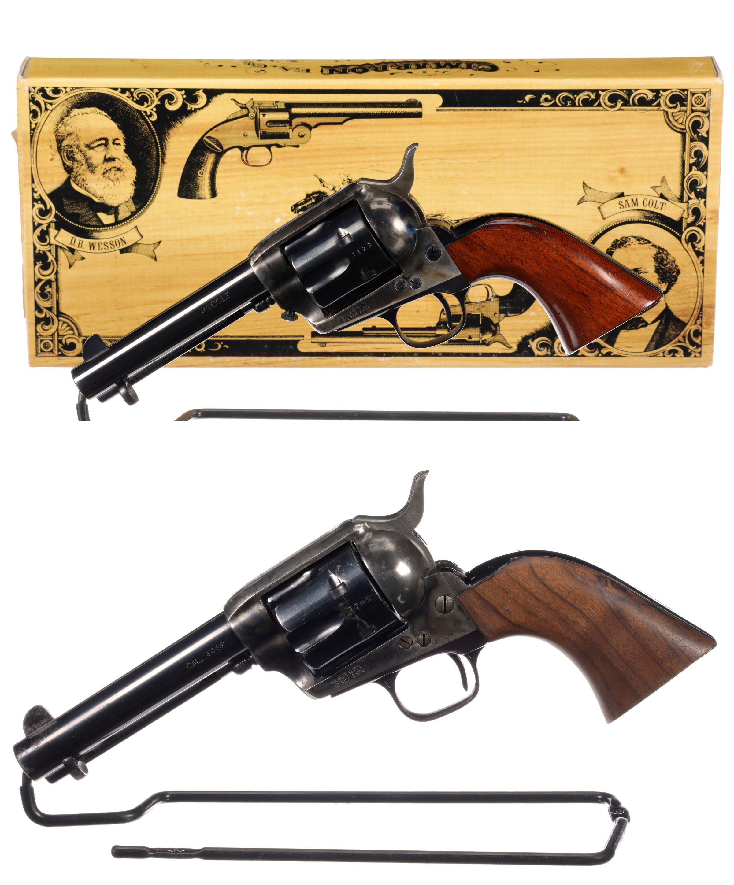 Two Uberti/Cimarron Model 1873 Cattleman Single Action Revolvers | Rock ...