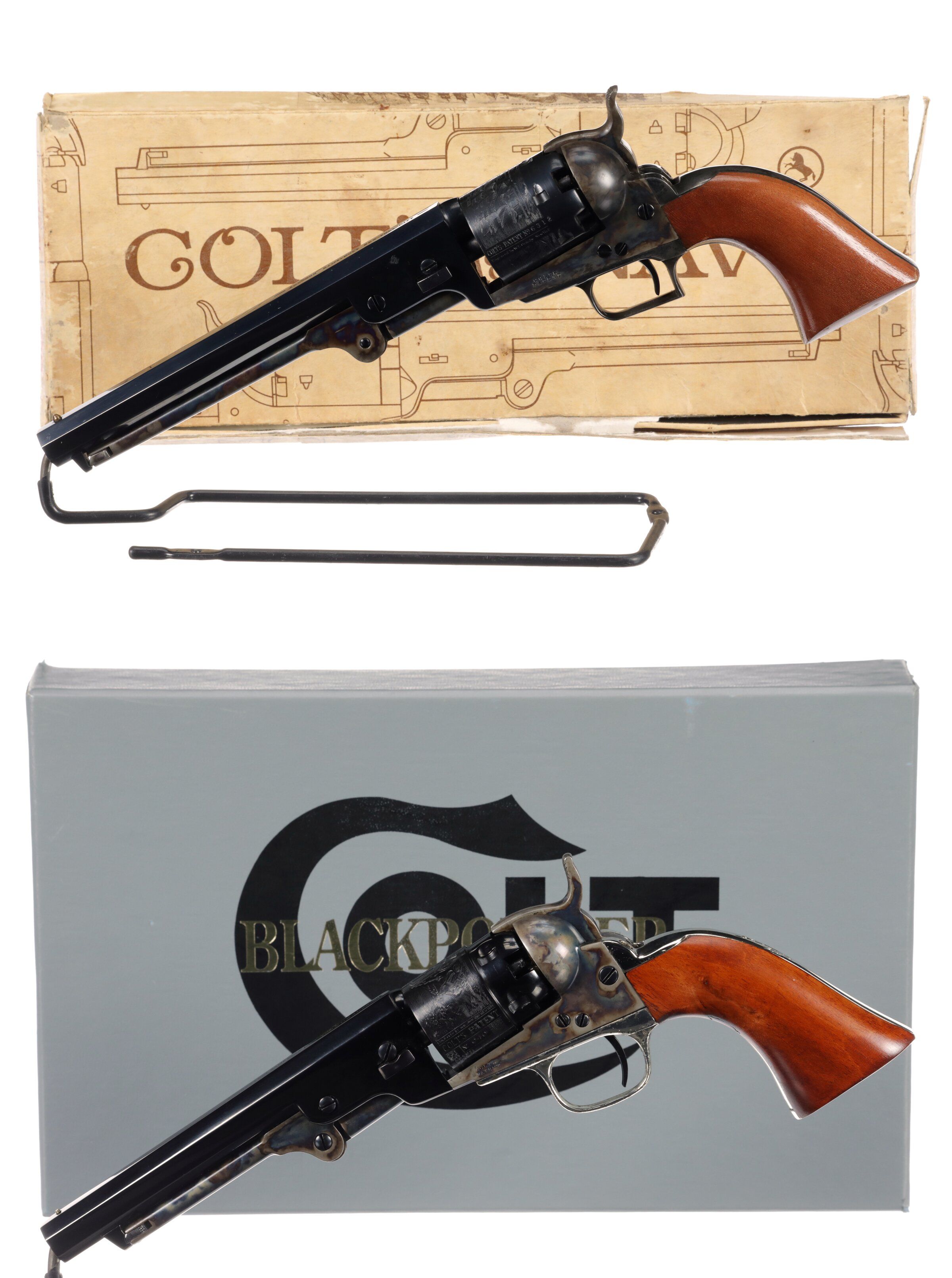Two Colt Black Powder Series Percussion Revolvers with Boxes | Rock ...