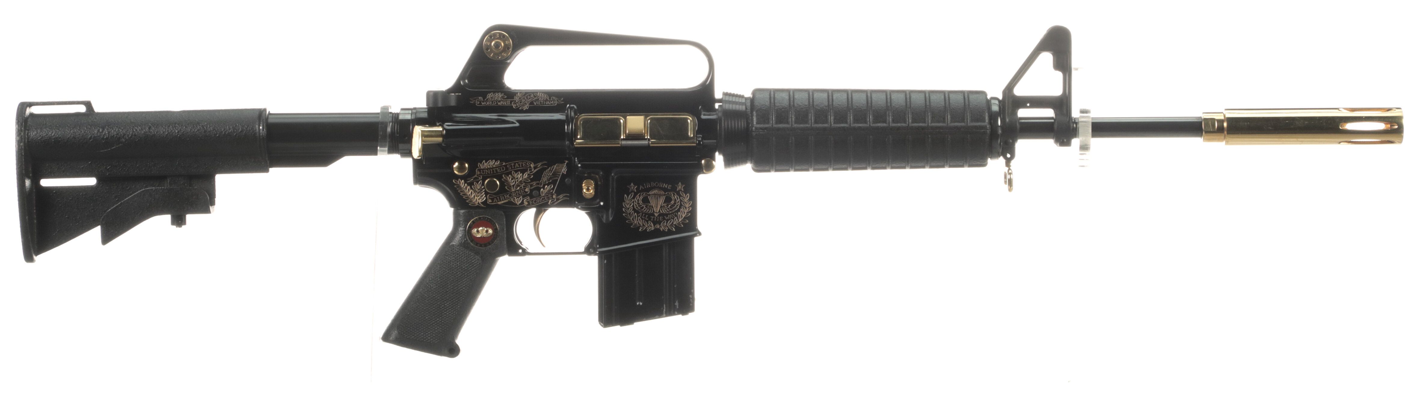 Bushmaster M16 "Shorty" U.S. Airborne Commemorative Rifle | Rock Island ...