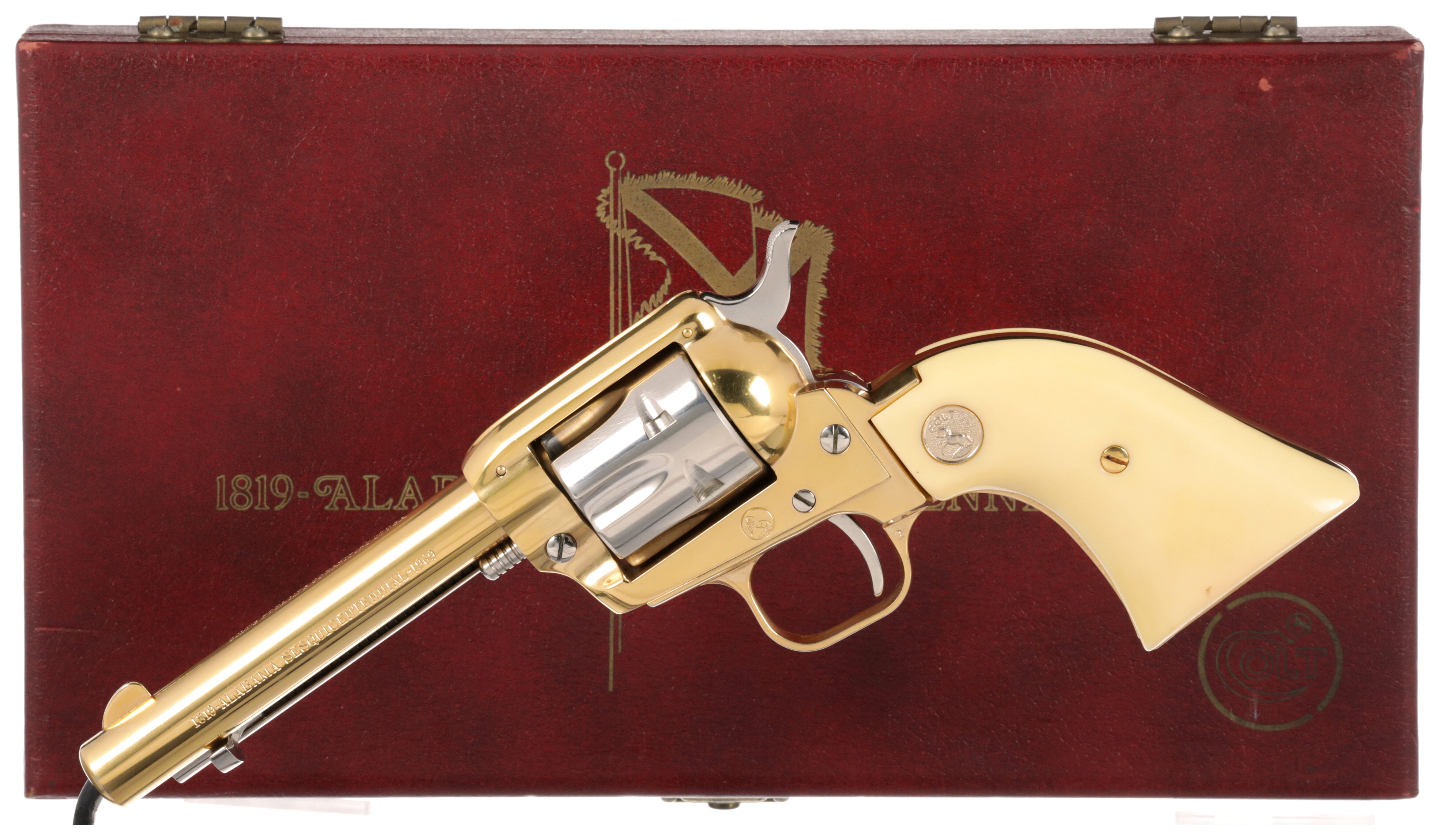 Colt Frontier Scout Alabama Sesquicentennial Revolver | Rock Island Auction