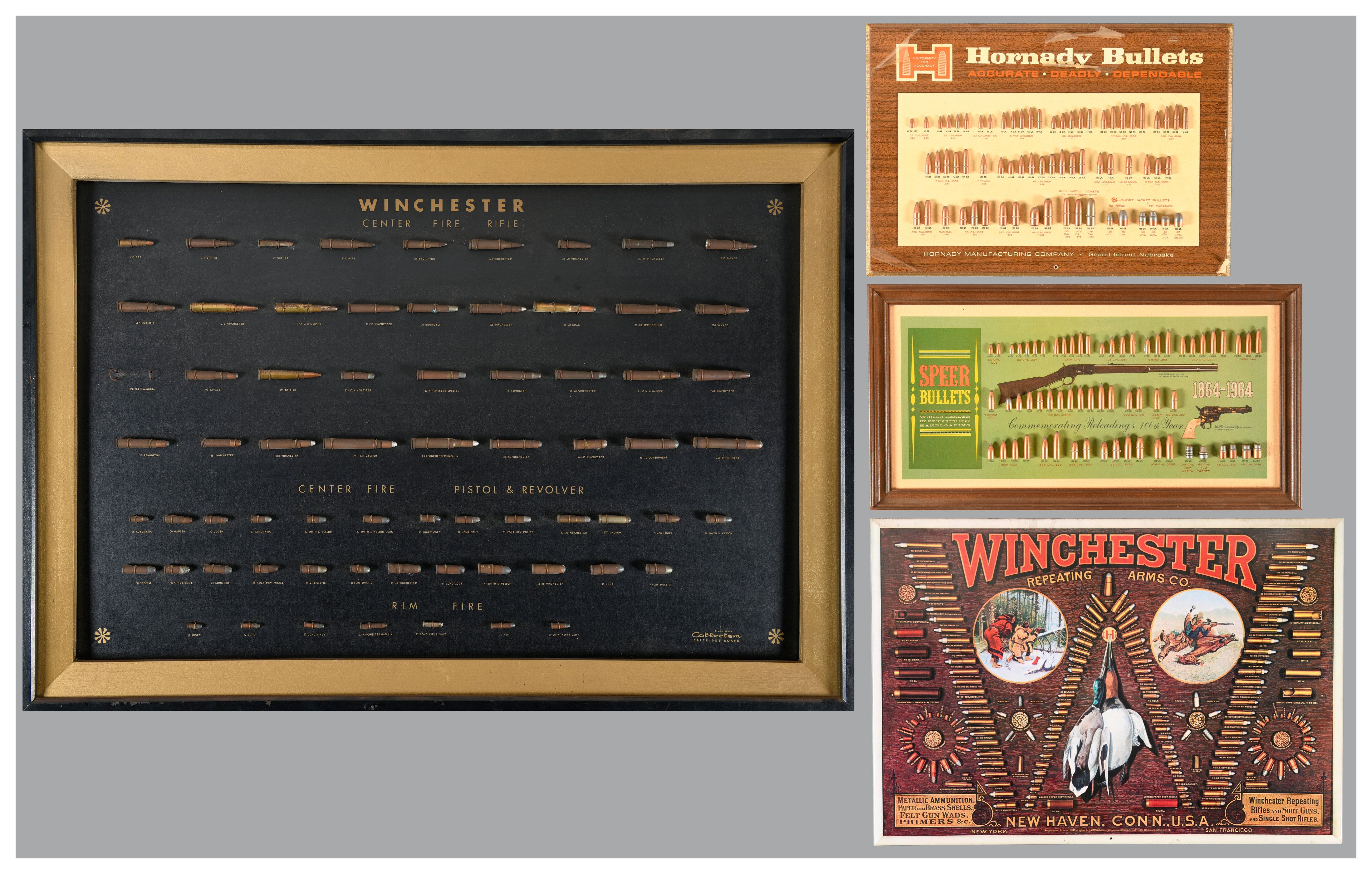 Four Bullet Boards | Rock Island Auction