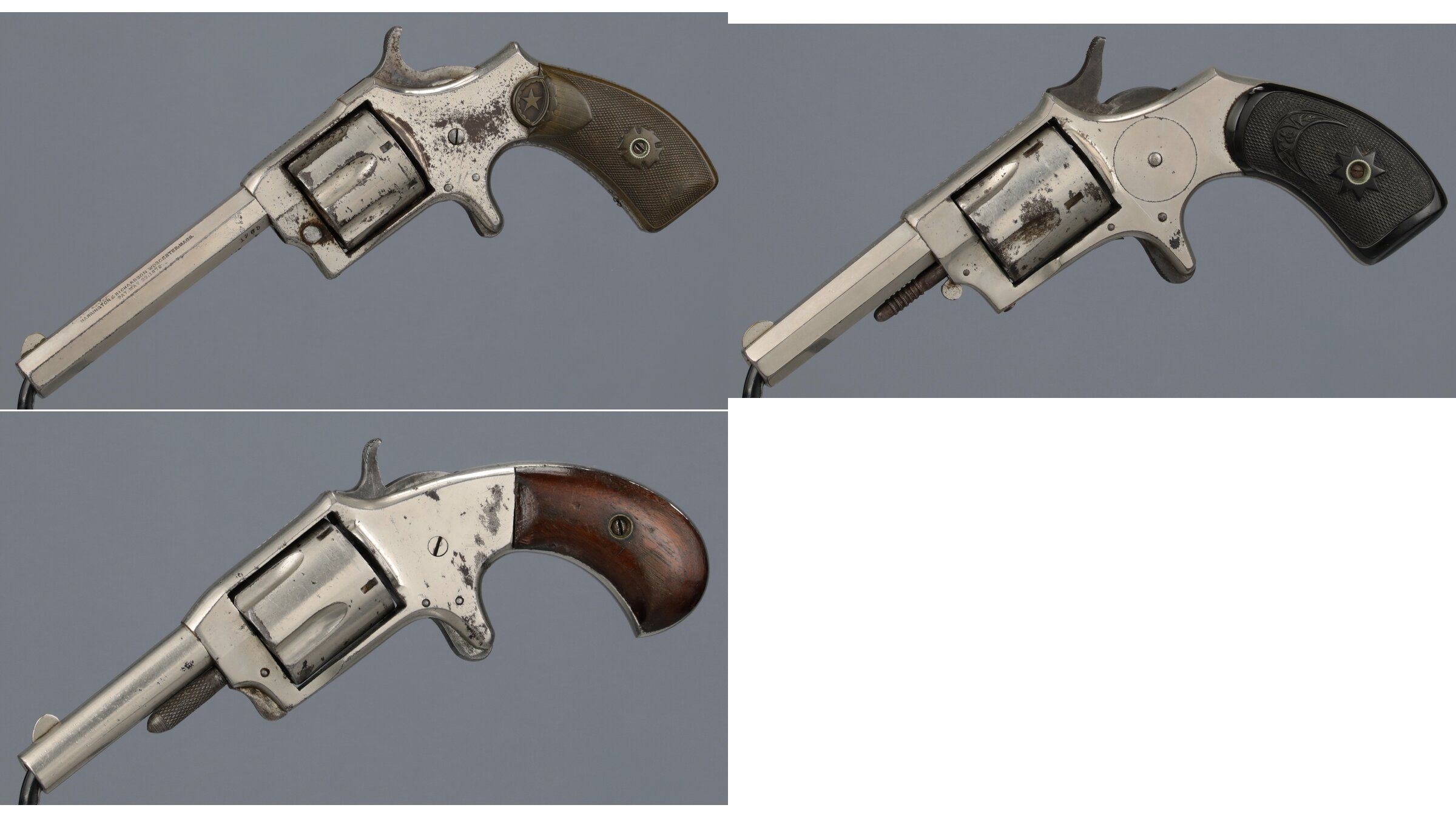 Three American Spur Trigger Single Action Revolvers | Rock Island Auction