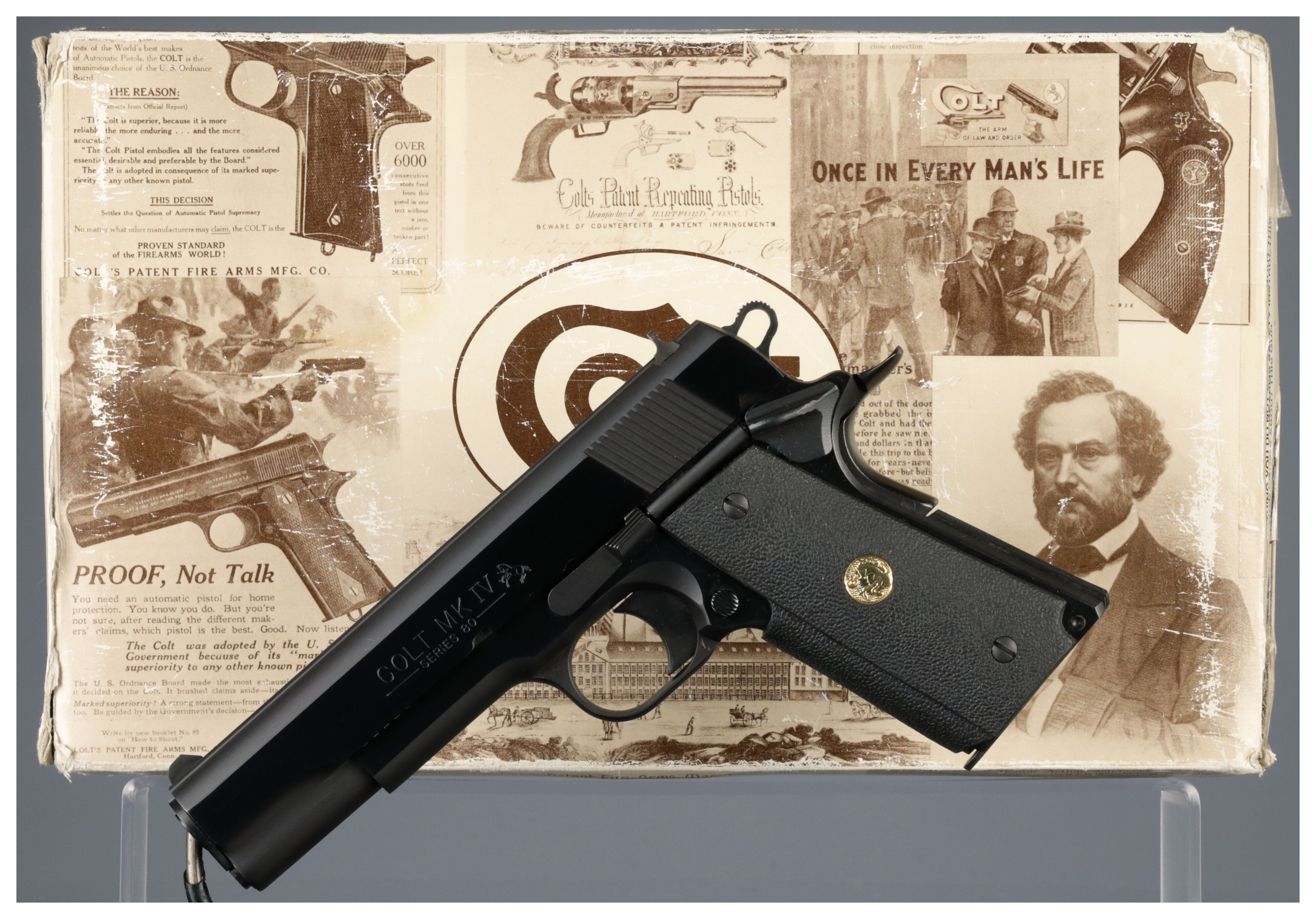 Colt Government Model Enhanced Pistol in .38 Super | Rock Island Auction