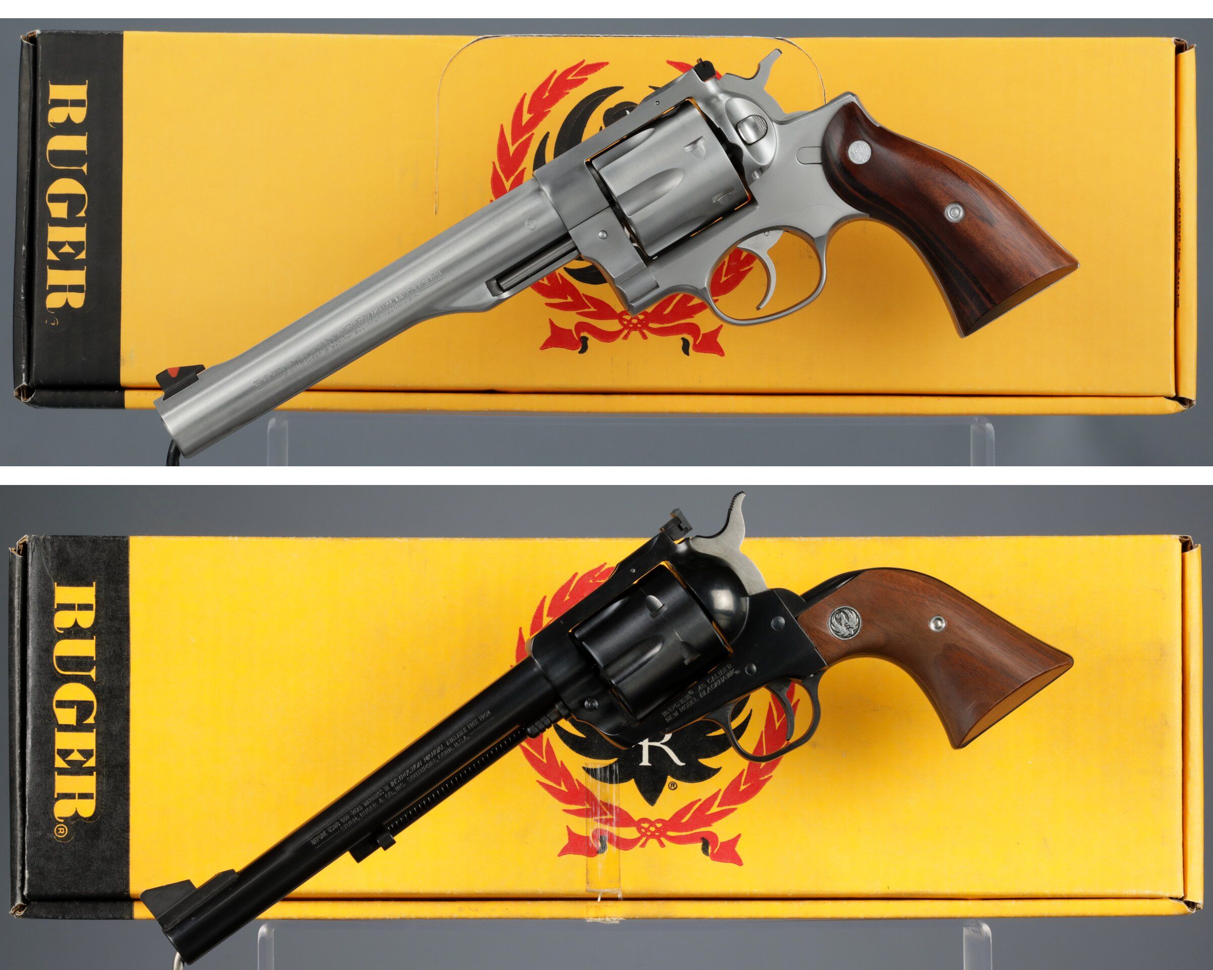 Two Ruger Revolvers with Boxes | Rock Island Auction