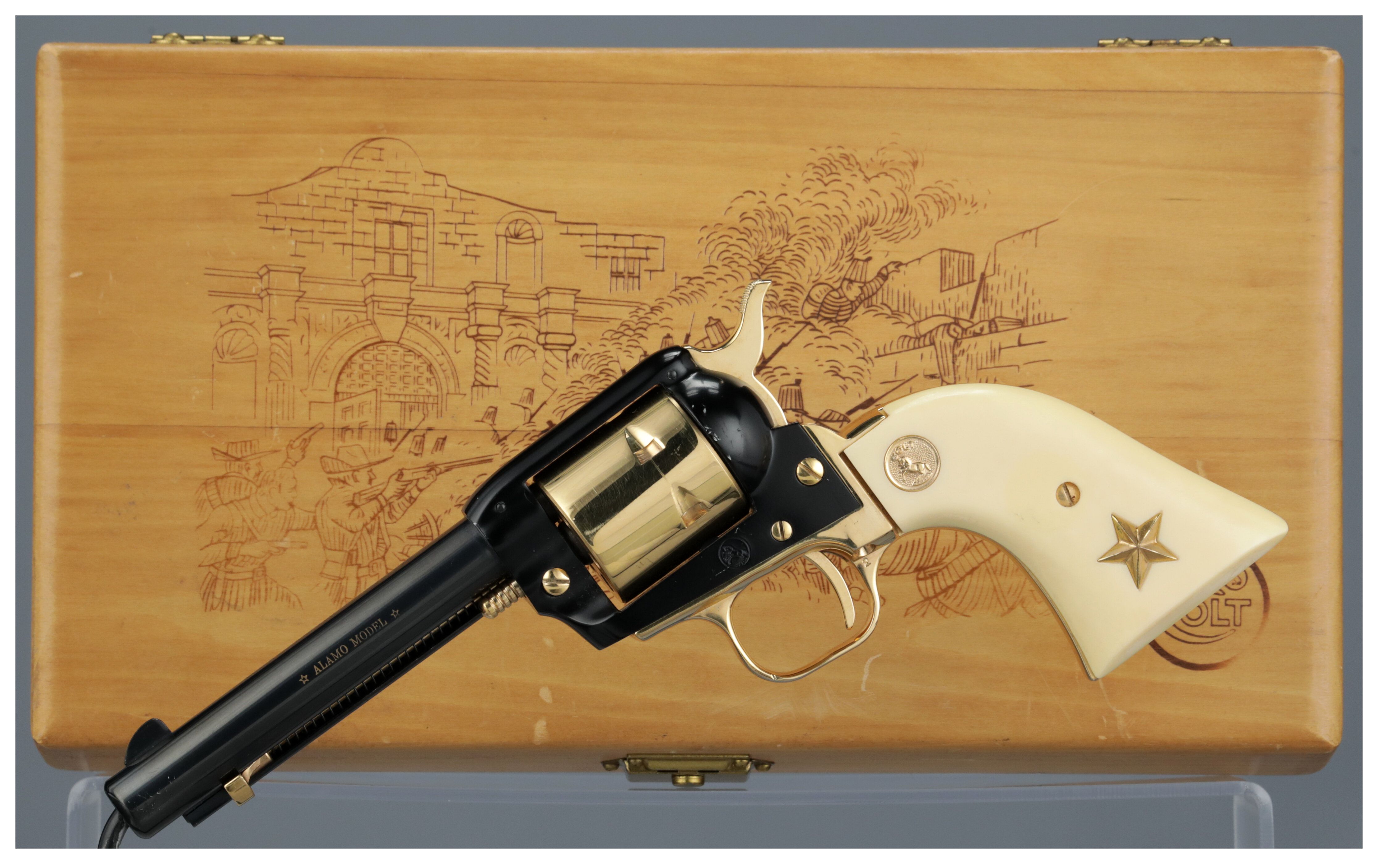 Cased Colt Alamo Model Commemorative Frontier Scout Revolver | Rock ...