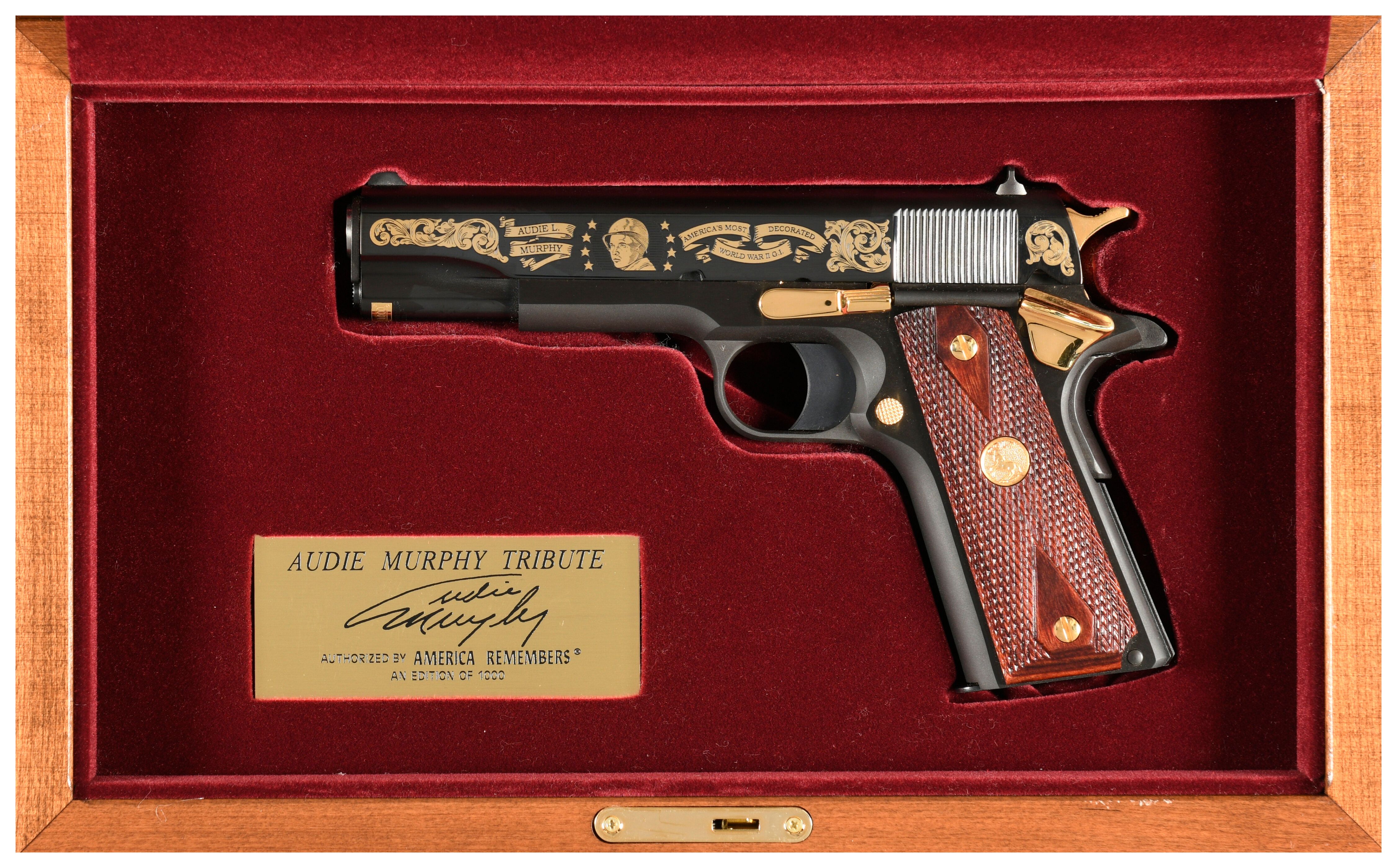 Colt America Remembers Audie Murphy Tribute M1911A1 Pistol | Rock ...