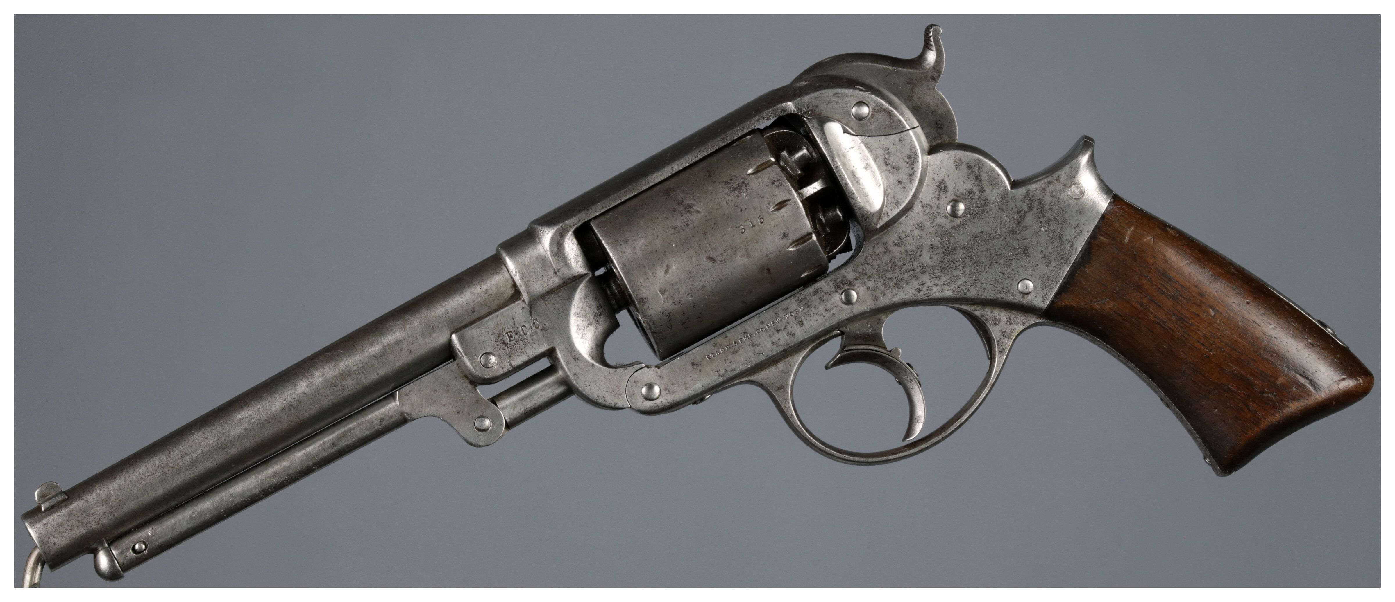 Scarce 36 Caliber Starr Model 1858 Navy Percussion Revolver | Rock ...