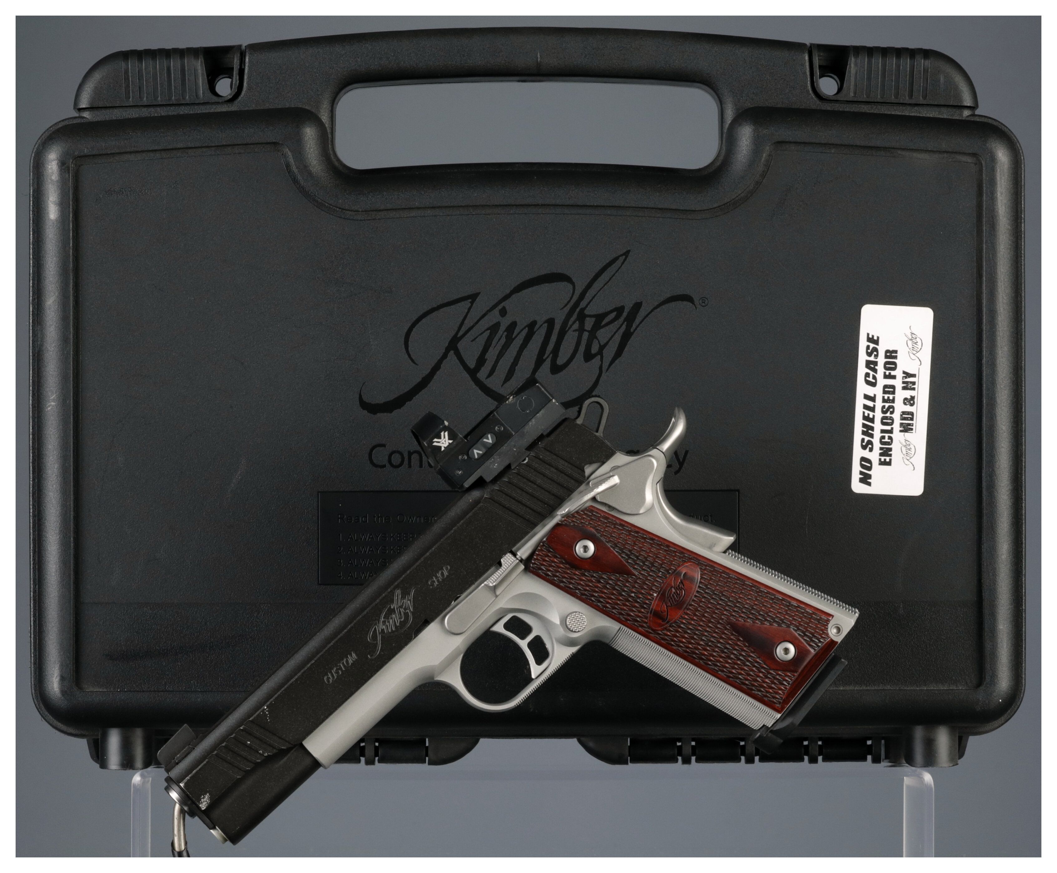 Kimber Custom Shop Rimfire Super Semi-Automatic Pistol with Case | Rock ...
