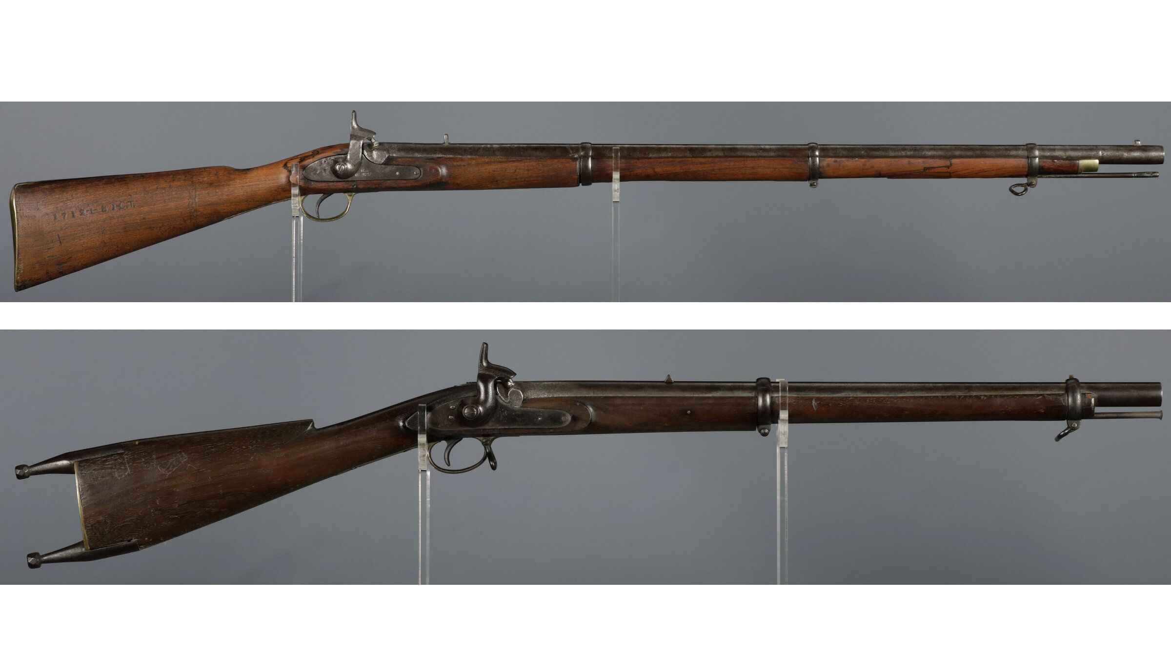 Two Percussion Rifles | Rock Island Auction