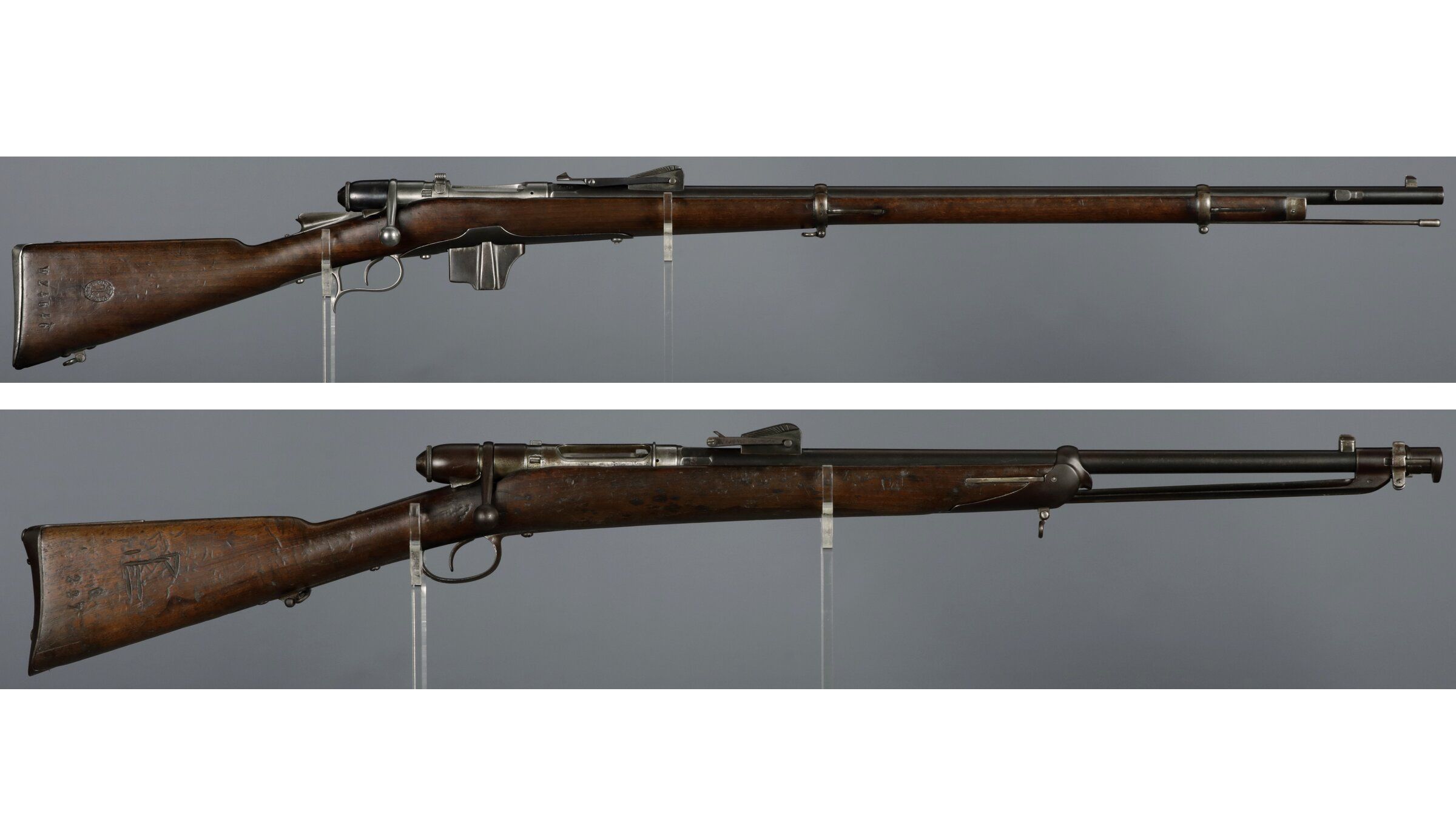 Two Antique Italian Bolt Action Rifles | Rock Island Auction