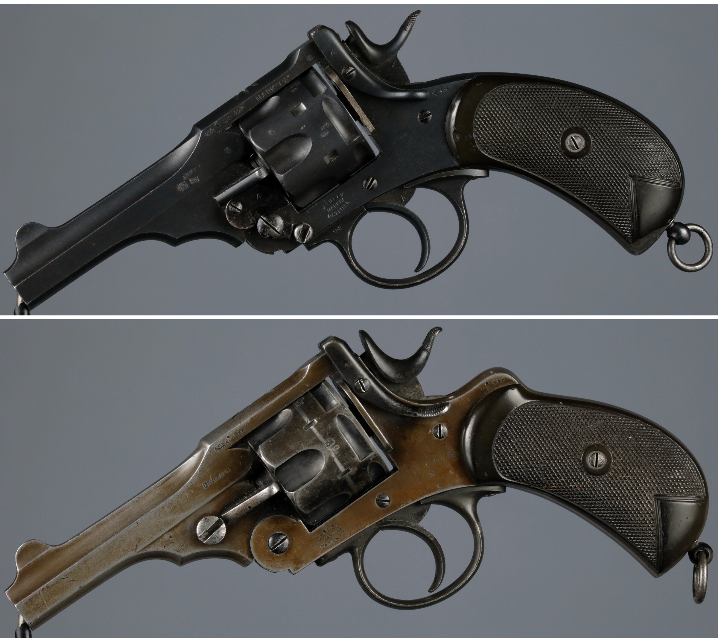 Two Webley Double Action Revolvers | Rock Island Auction