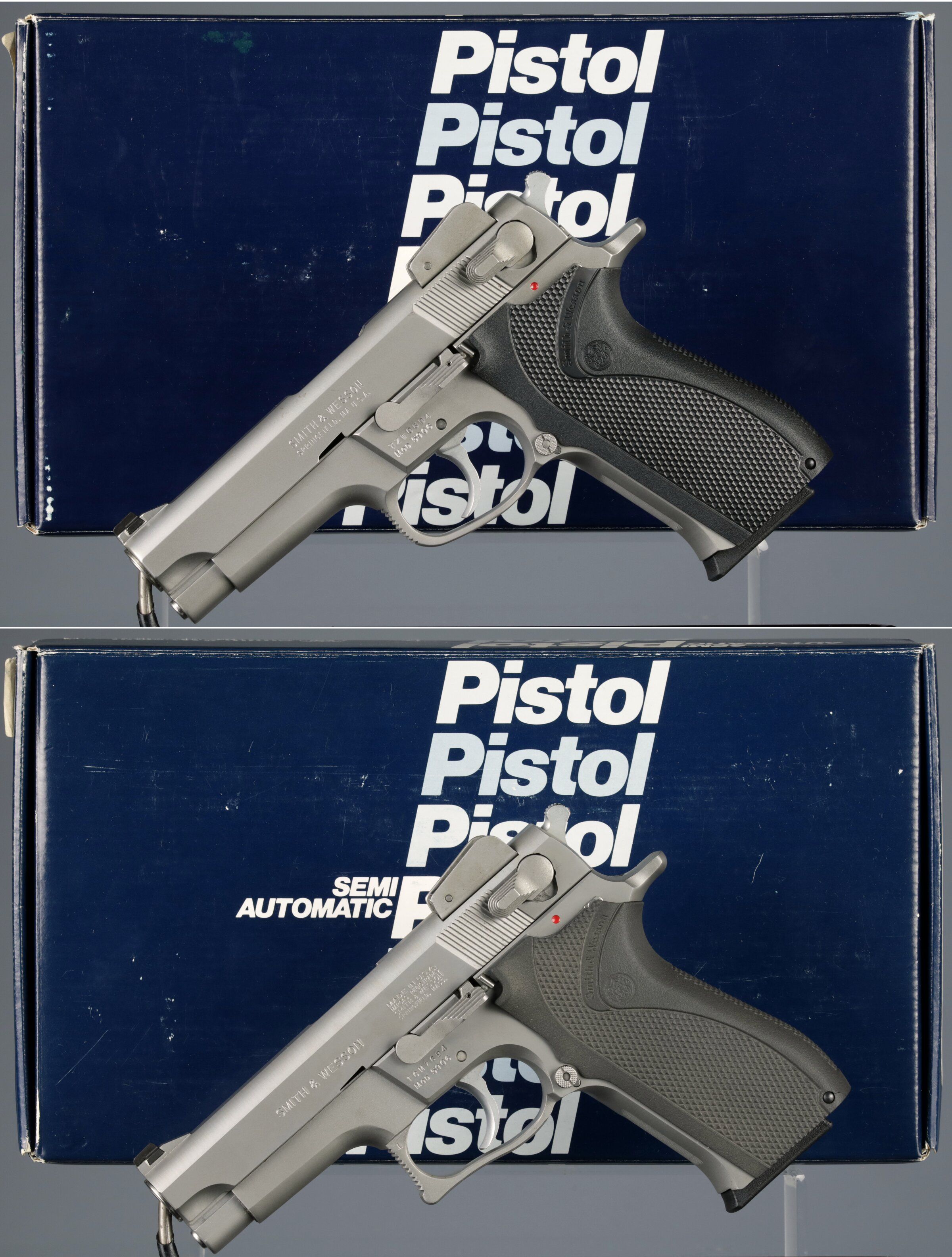 Two Smith & Wesson Model 5906 Semi-Automatic Pistols with Boxes | Rock ...