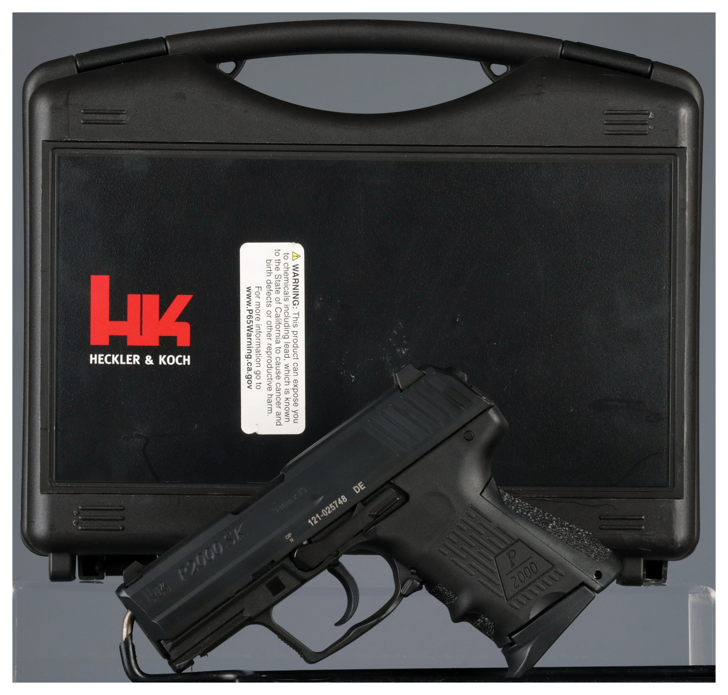 Heckler & Koch P2000 SK V2 Semi-Automatic Pistol with Case | Rock ...