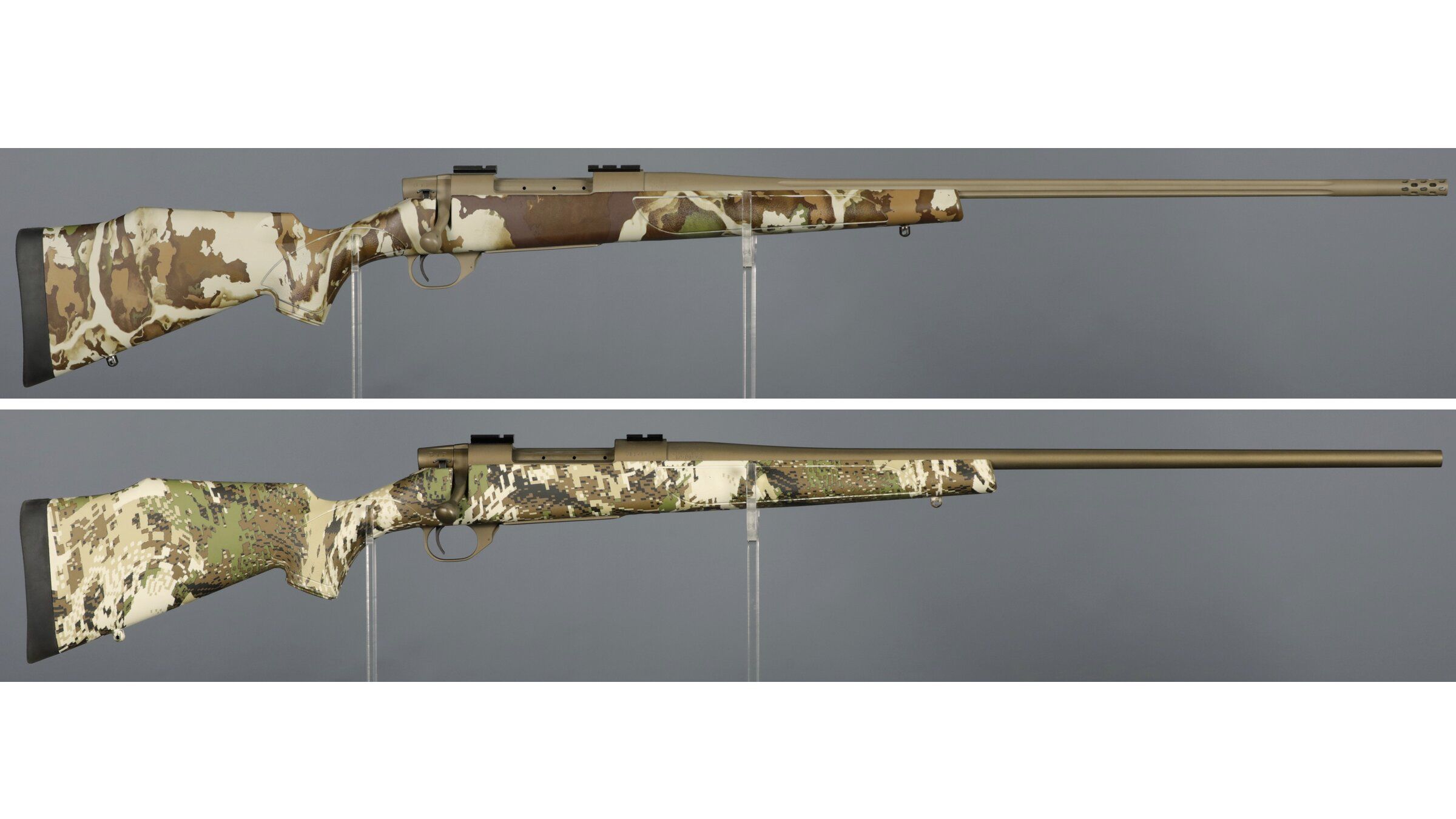 Two Weatherby Vanguard Bolt Action Rifles | Rock Island Auction