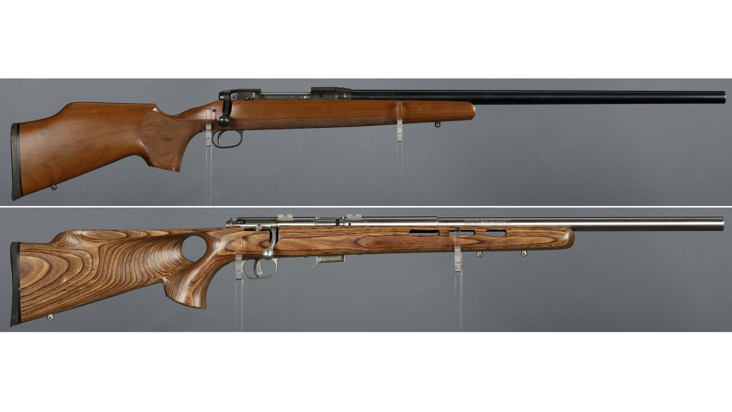 Two Savage Arms Bolt Action Rifles | Rock Island Auction