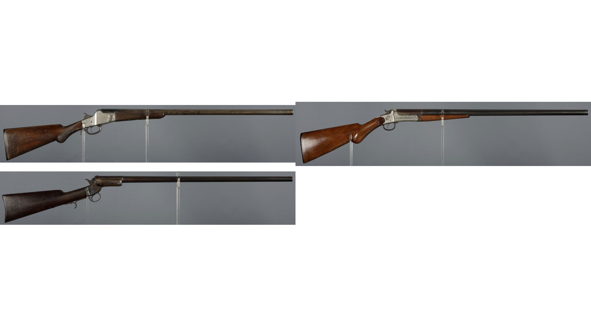 Three Single Shot Shotguns Rock Island Auction