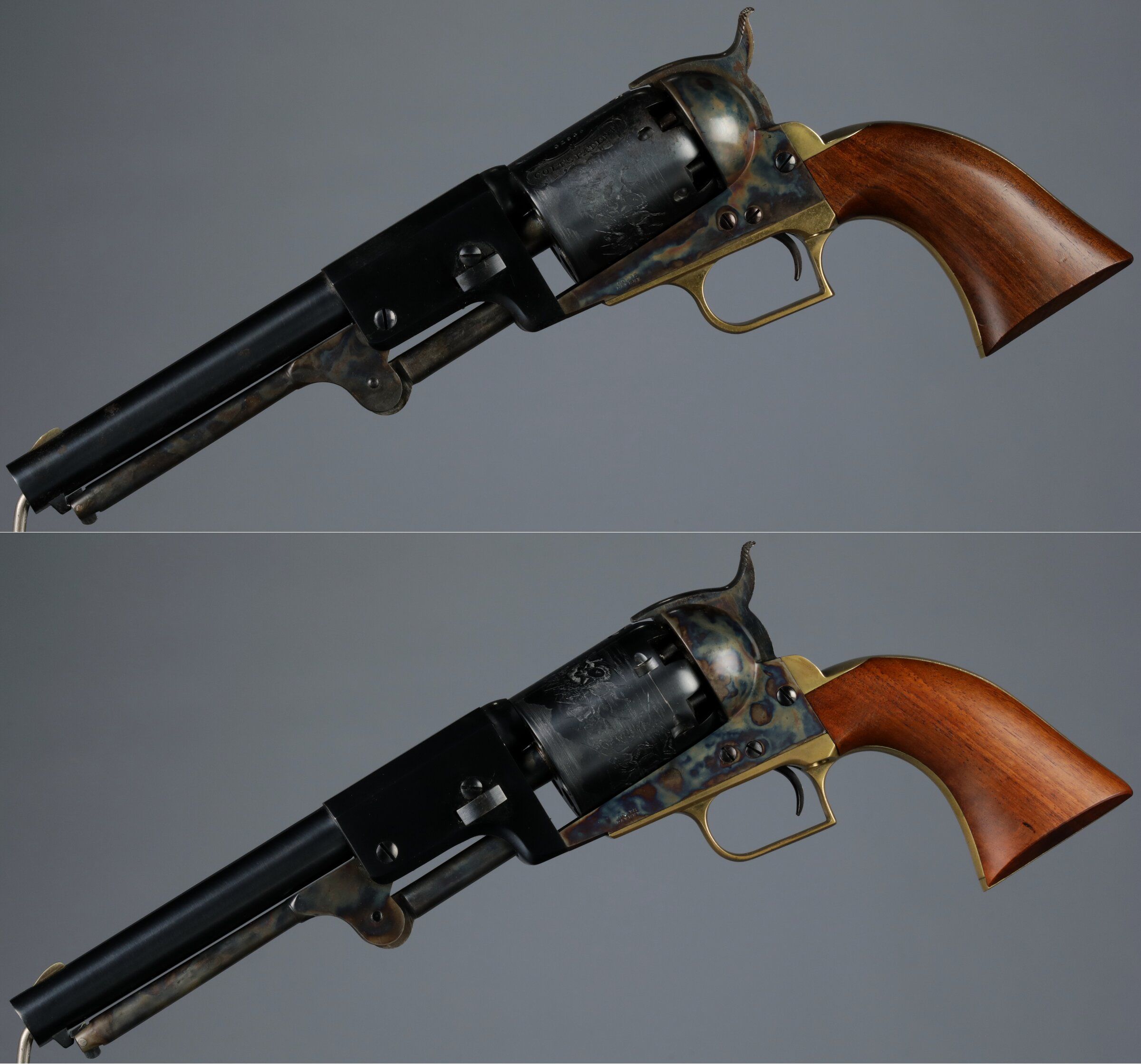 Two Colt Blackpowder Series Dragoon Percussion Revolvers | Rock Island ...