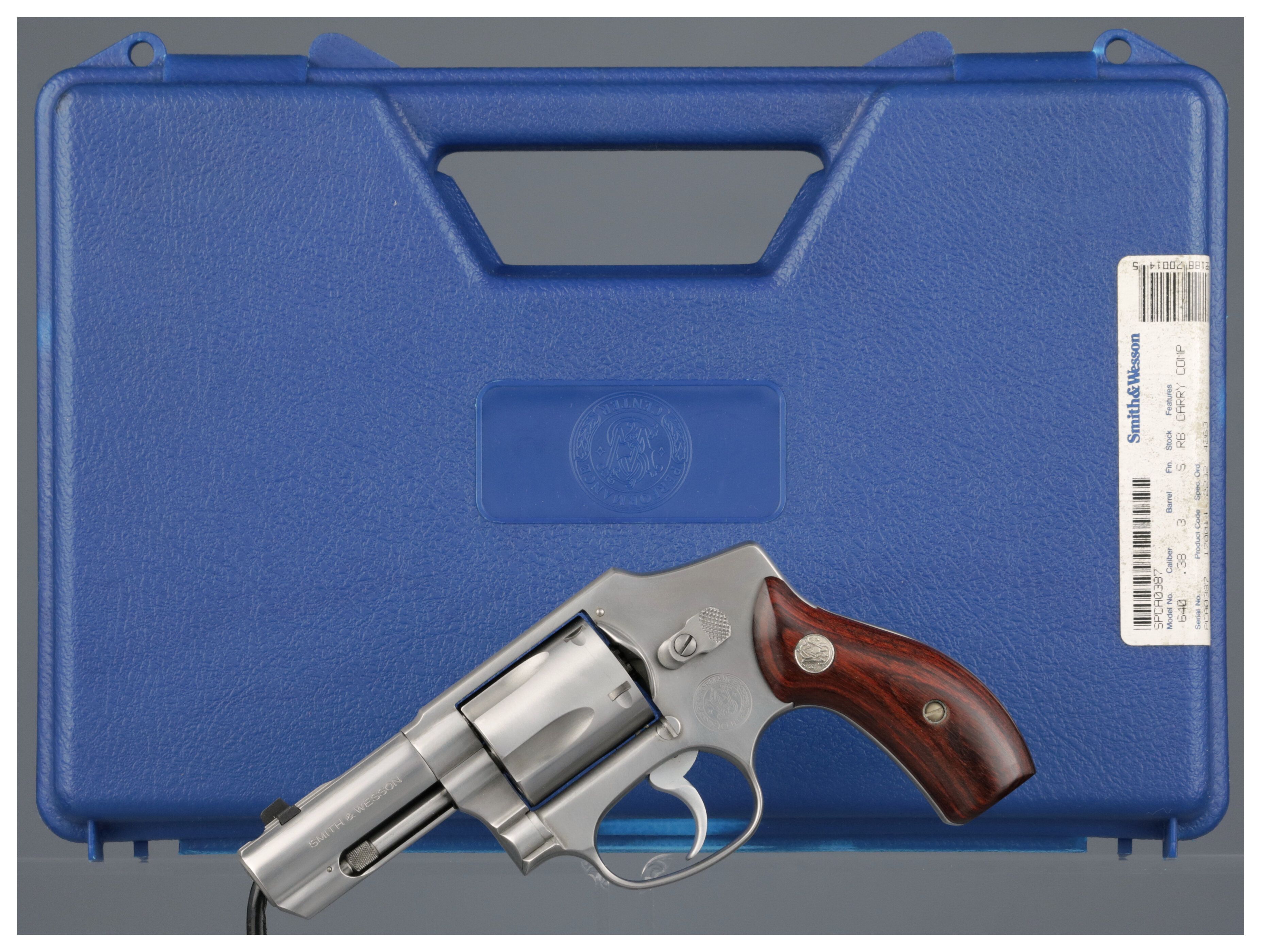 Smith & Wesson Performance Center Model 640 Revolver with Case | Rock ...