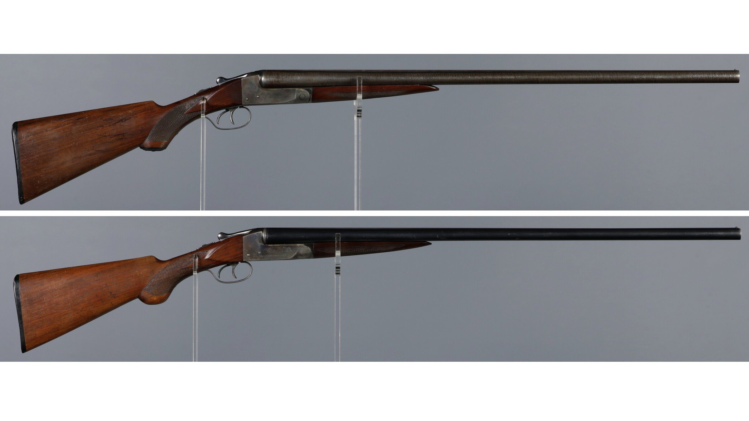 Two Ithaca Flues Model Double Barrel Shotguns | Rock Island Auction
