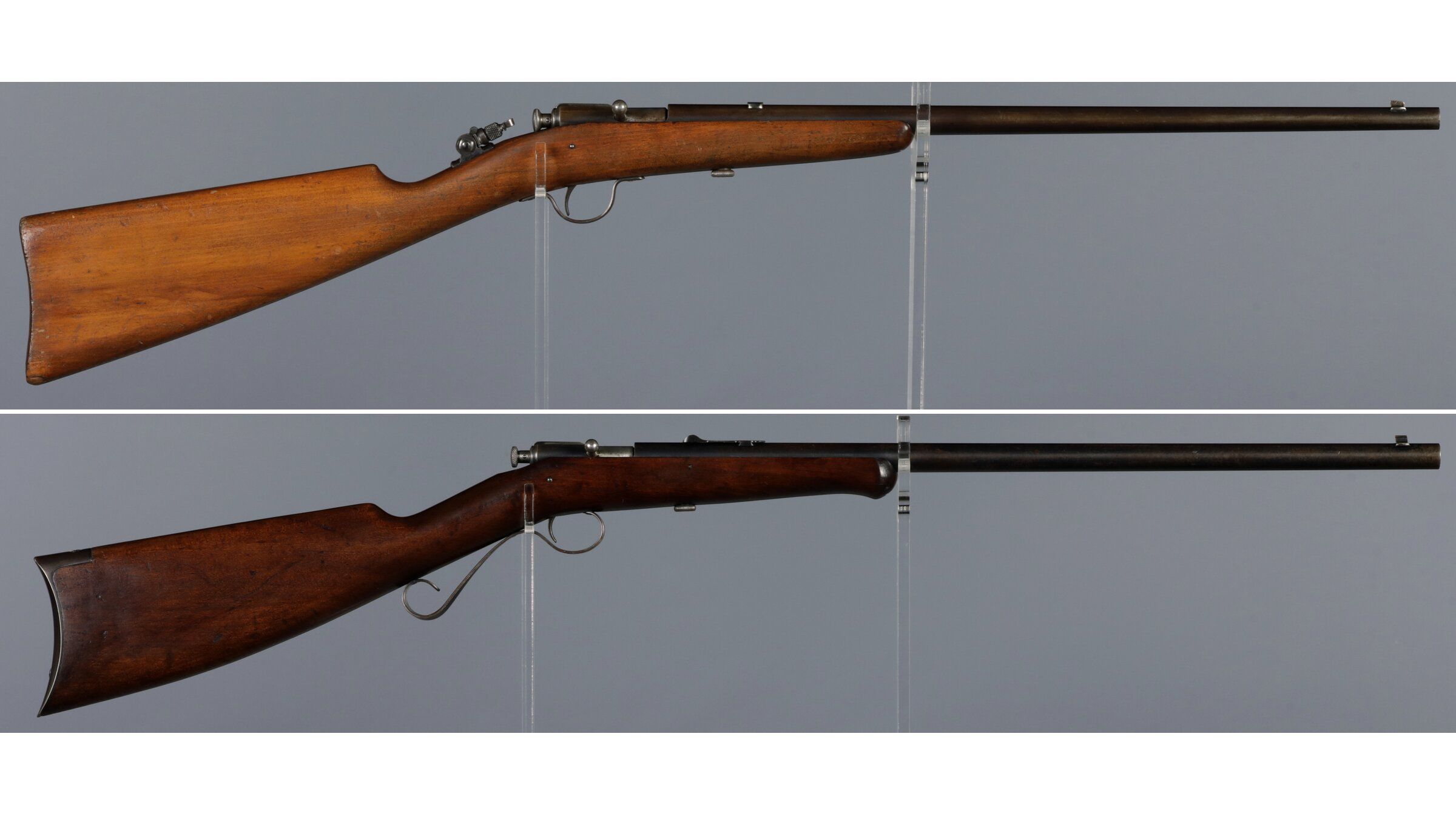 Two Winchester Bolt Action Single Shot Rimfire Rifles | Rock Island Auction