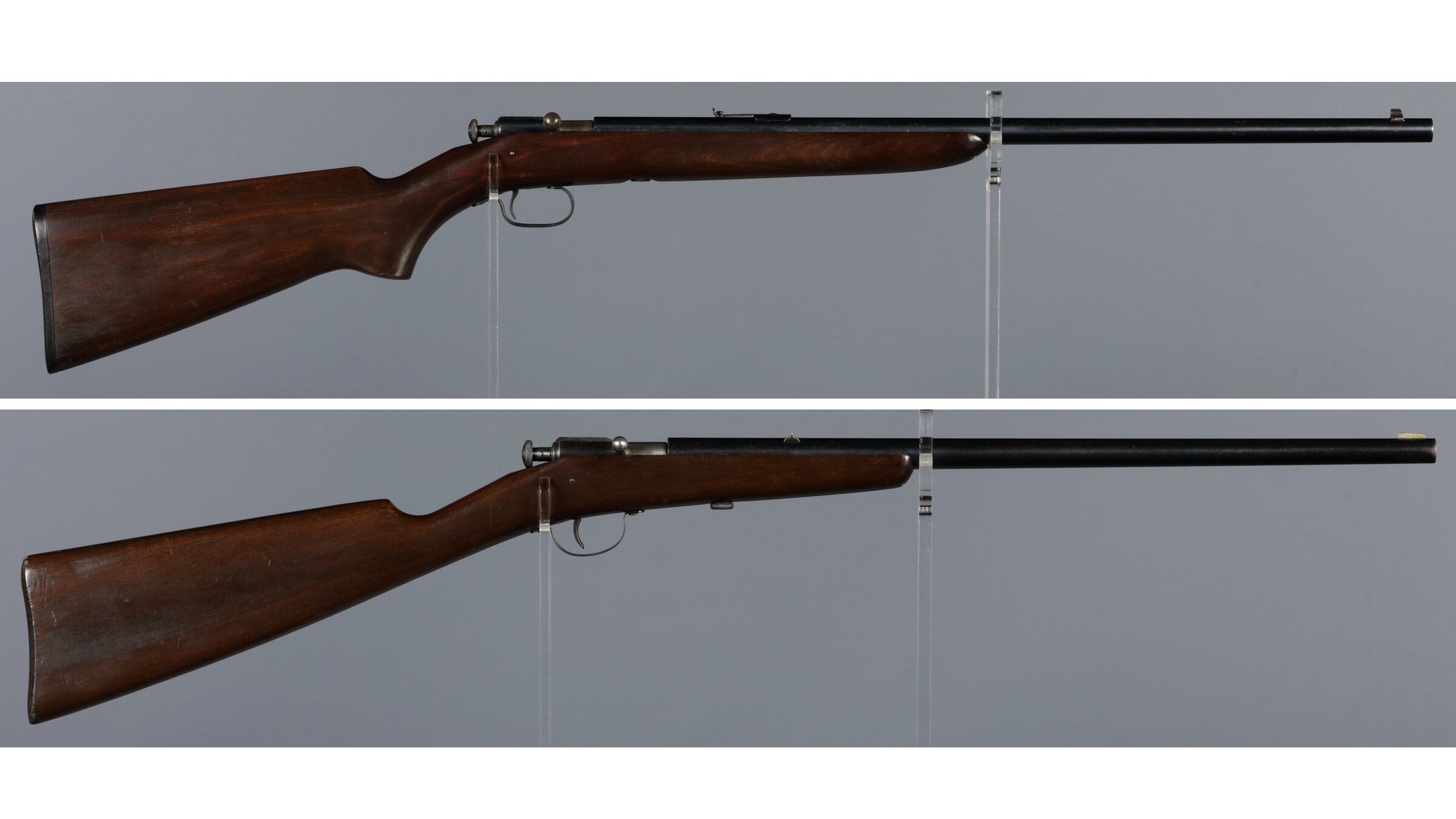 Two Winchester Bolt Action Single Shot Rimfire Rifles | Rock Island Auction