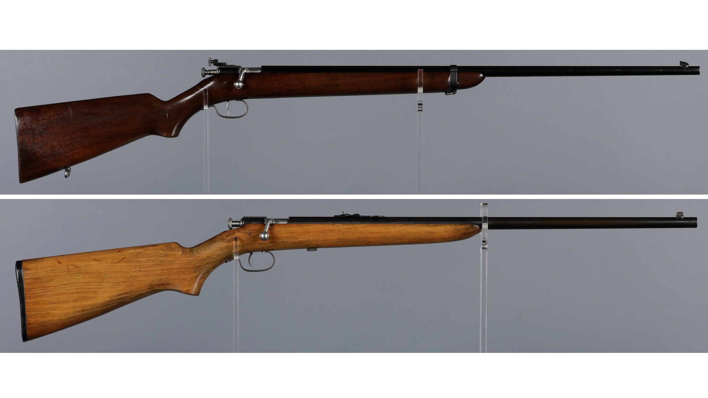 Two Winchester Bolt Action Single Shot Rimfire Rifles | Rock Island Auction