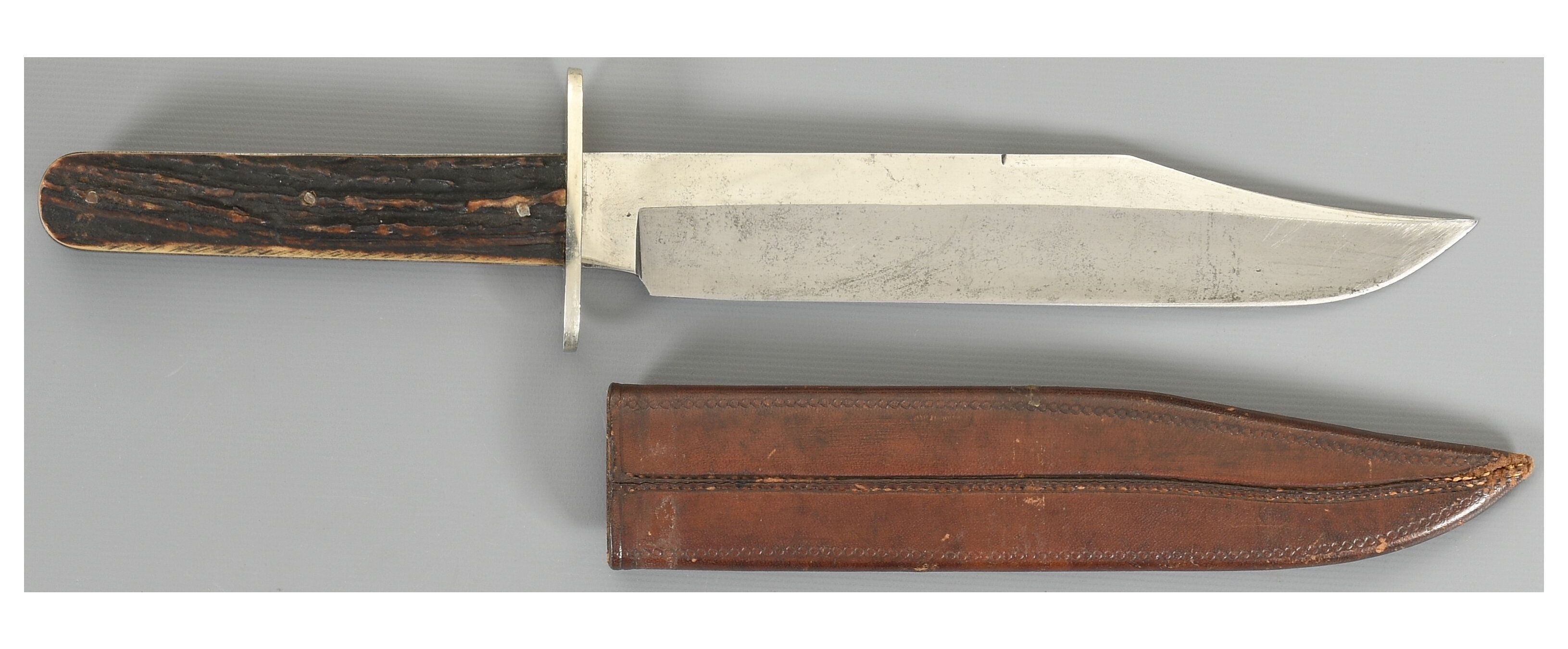 George Wostenholm & Son Sheffield I-XL Bowie Knife with Sheath | Rock ...