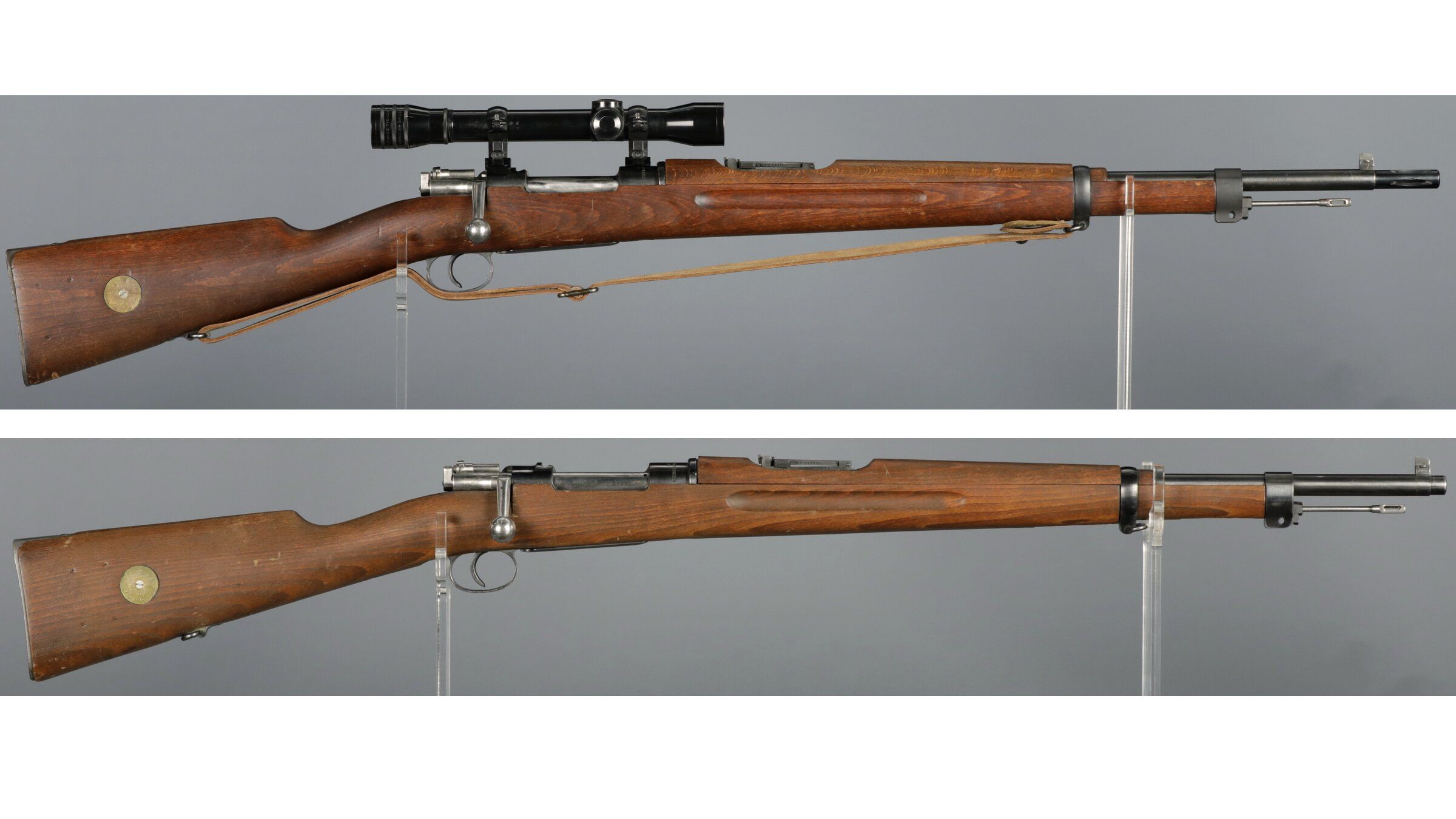 Two Husqvarna M38 Bolt Action Rifles | Rock Island Auction