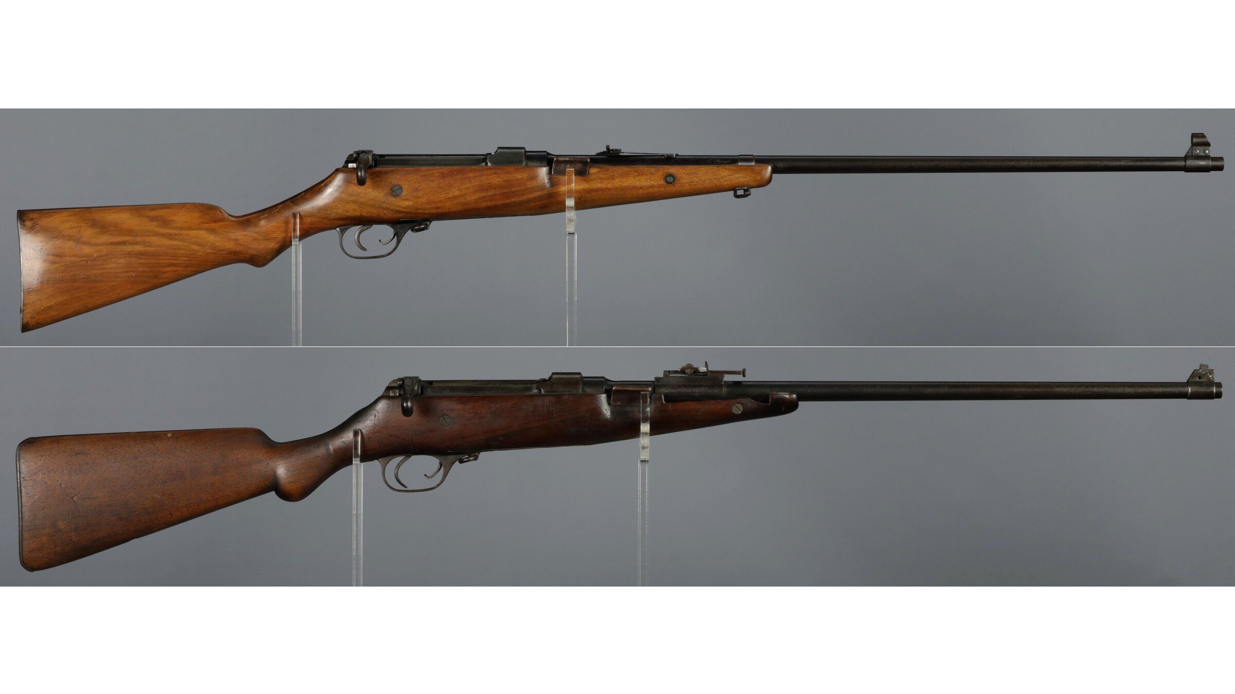 Two Ross Model 1905 Straight Pull Bolt Action Sporter Rifles | Rock ...