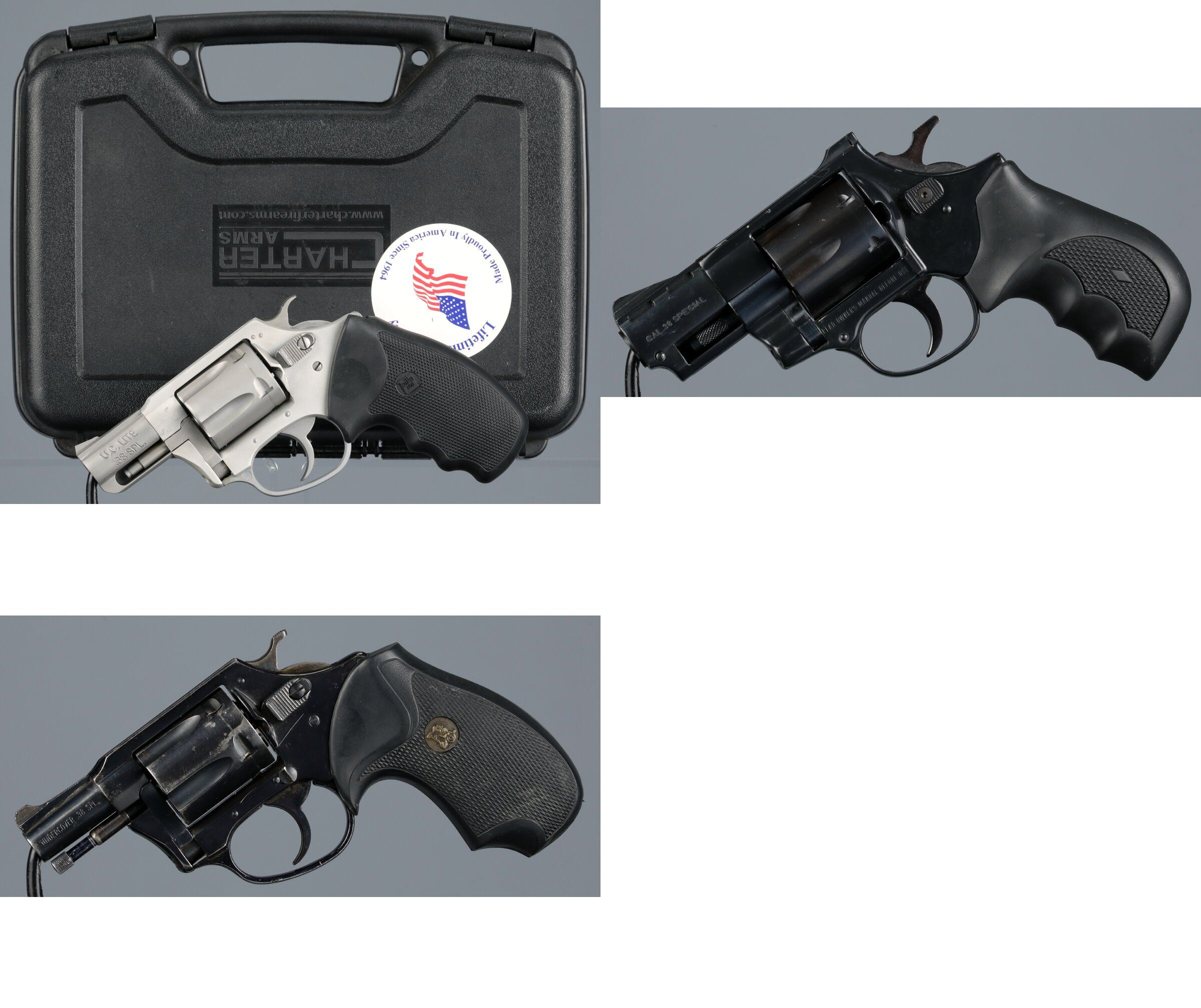 Three Double Action Revolvers | Rock Island Auction