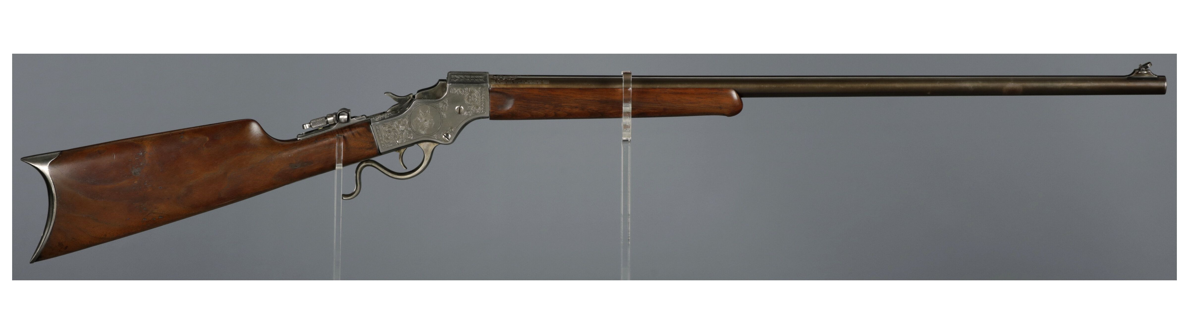 Engraved Stevens Model 44 Single Shot Rifle | Rock Island Auction